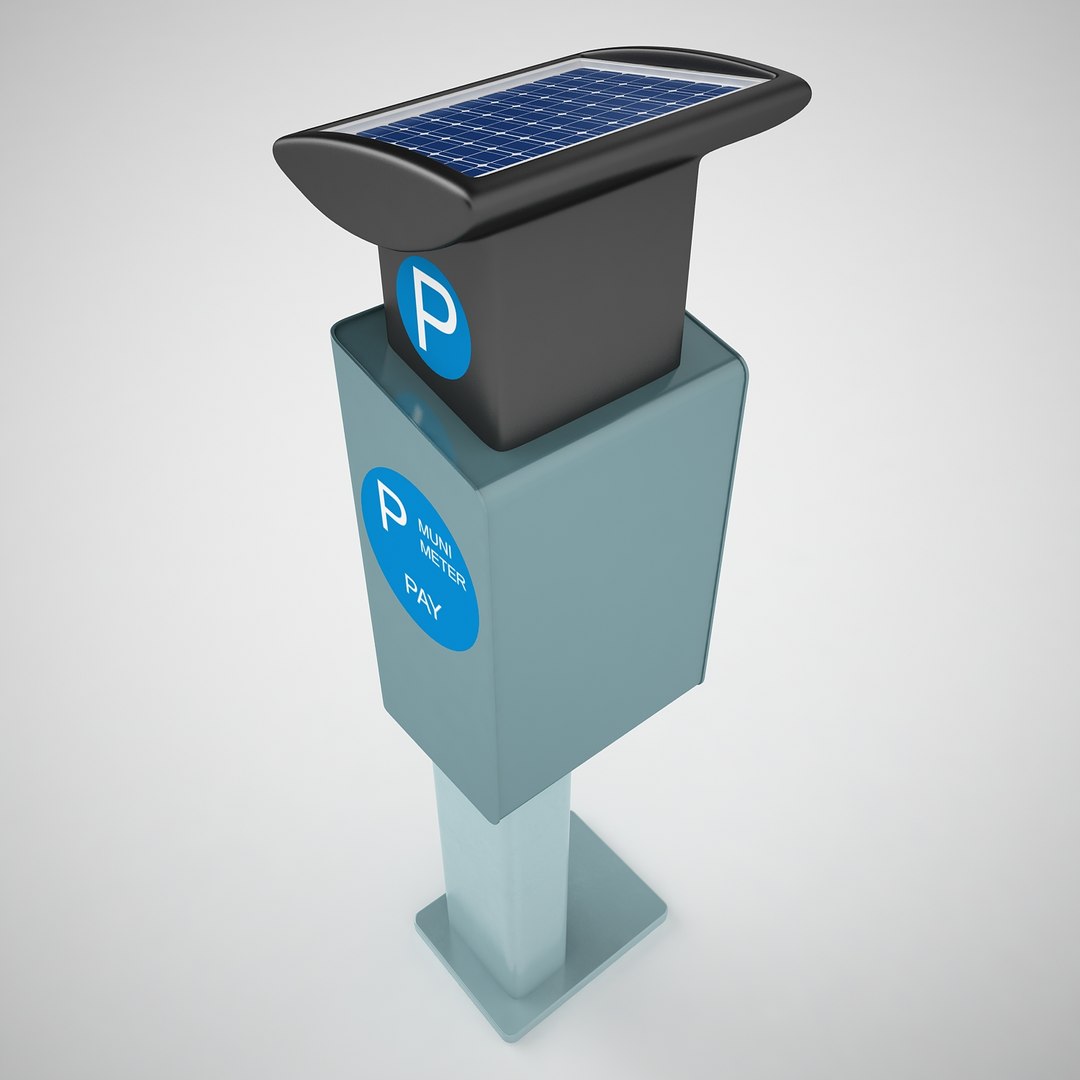 3d Ny Parking Meter Model