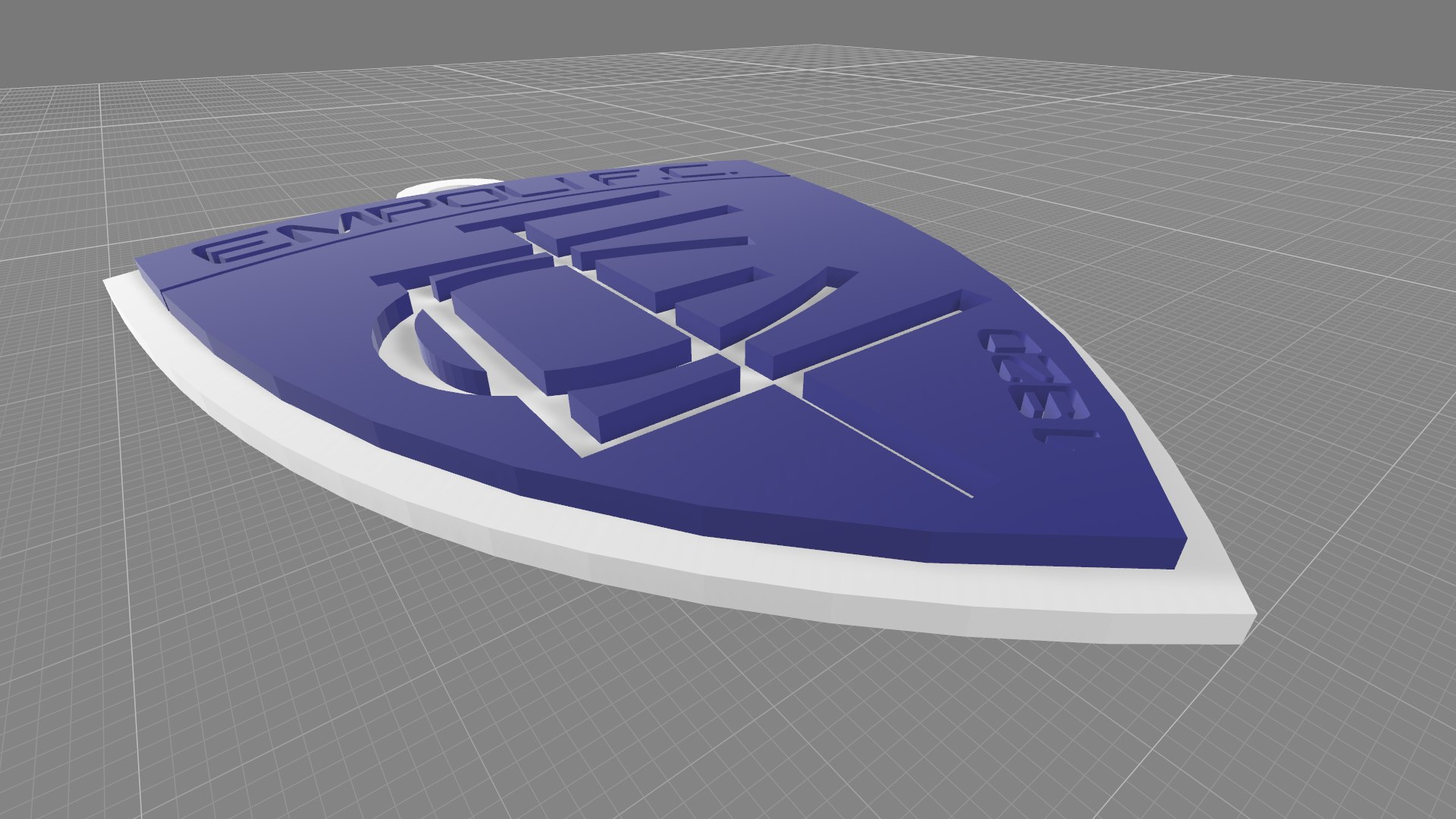 Empoli Logo Shield Printable And Renderable Keychan 3D Model - TurboSquid 2227852