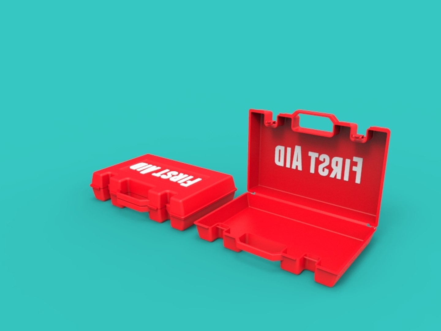 3d aid box model