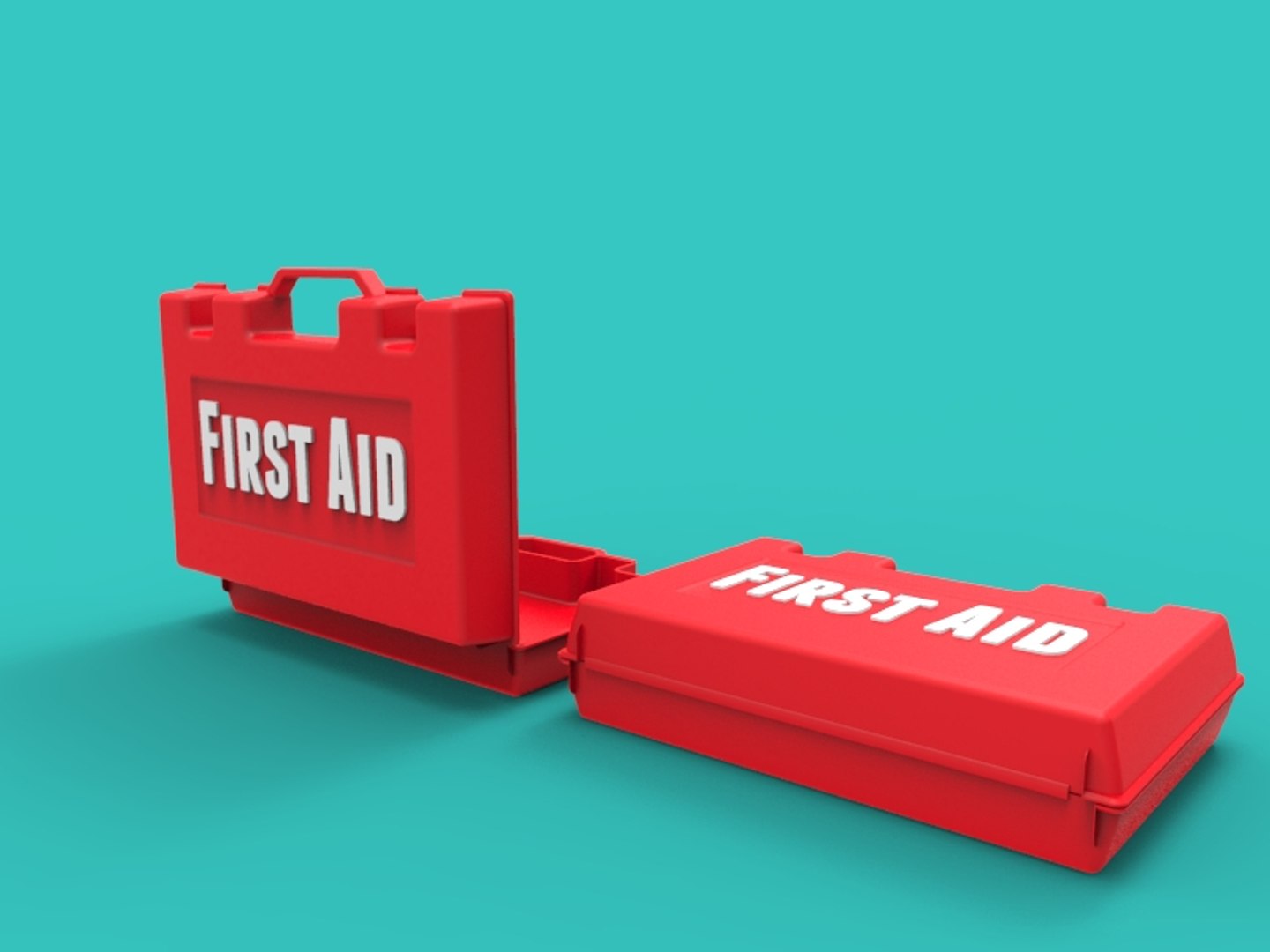 3d aid box model