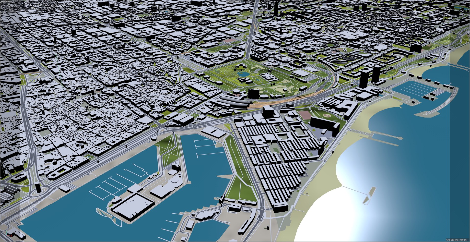 Barcelona Downtown Spain 3D Model - TurboSquid 1988163