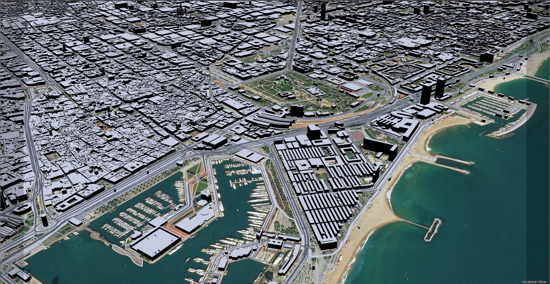 Barcelona Downtown Spain 3D Model - TurboSquid 1988163