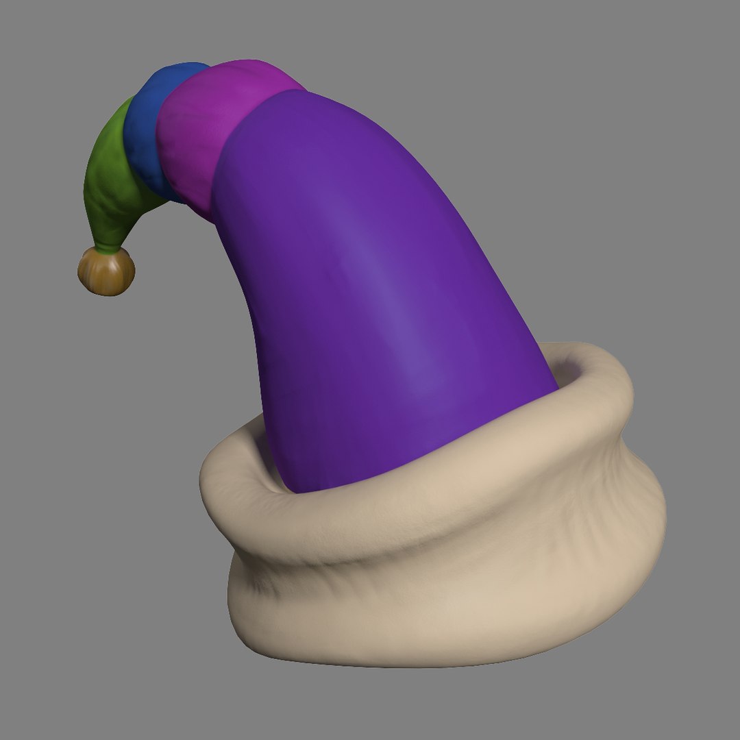 3d Model Of Fool Cap