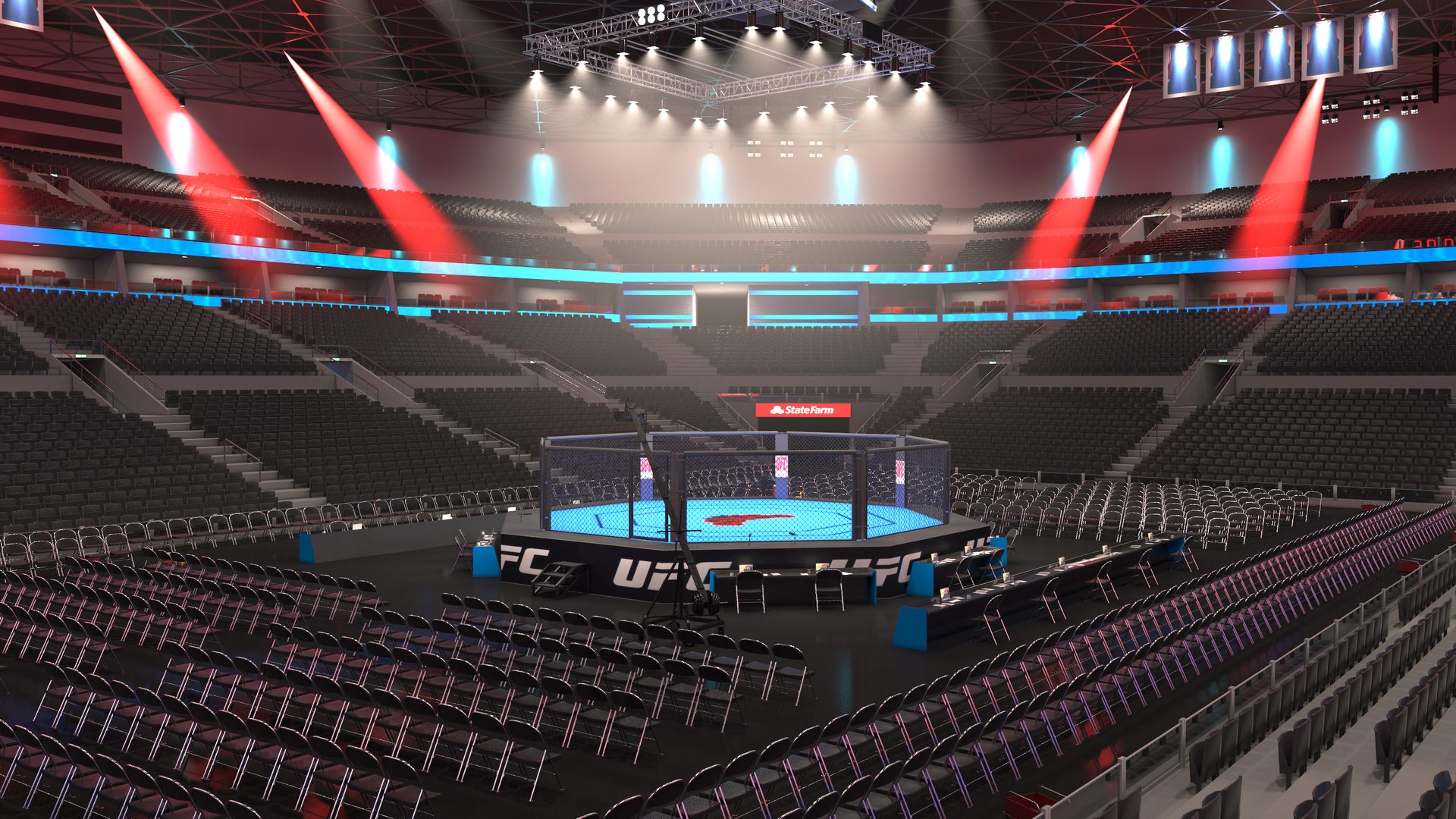 Stadium Ufc 3D Model - TurboSquid 1547746