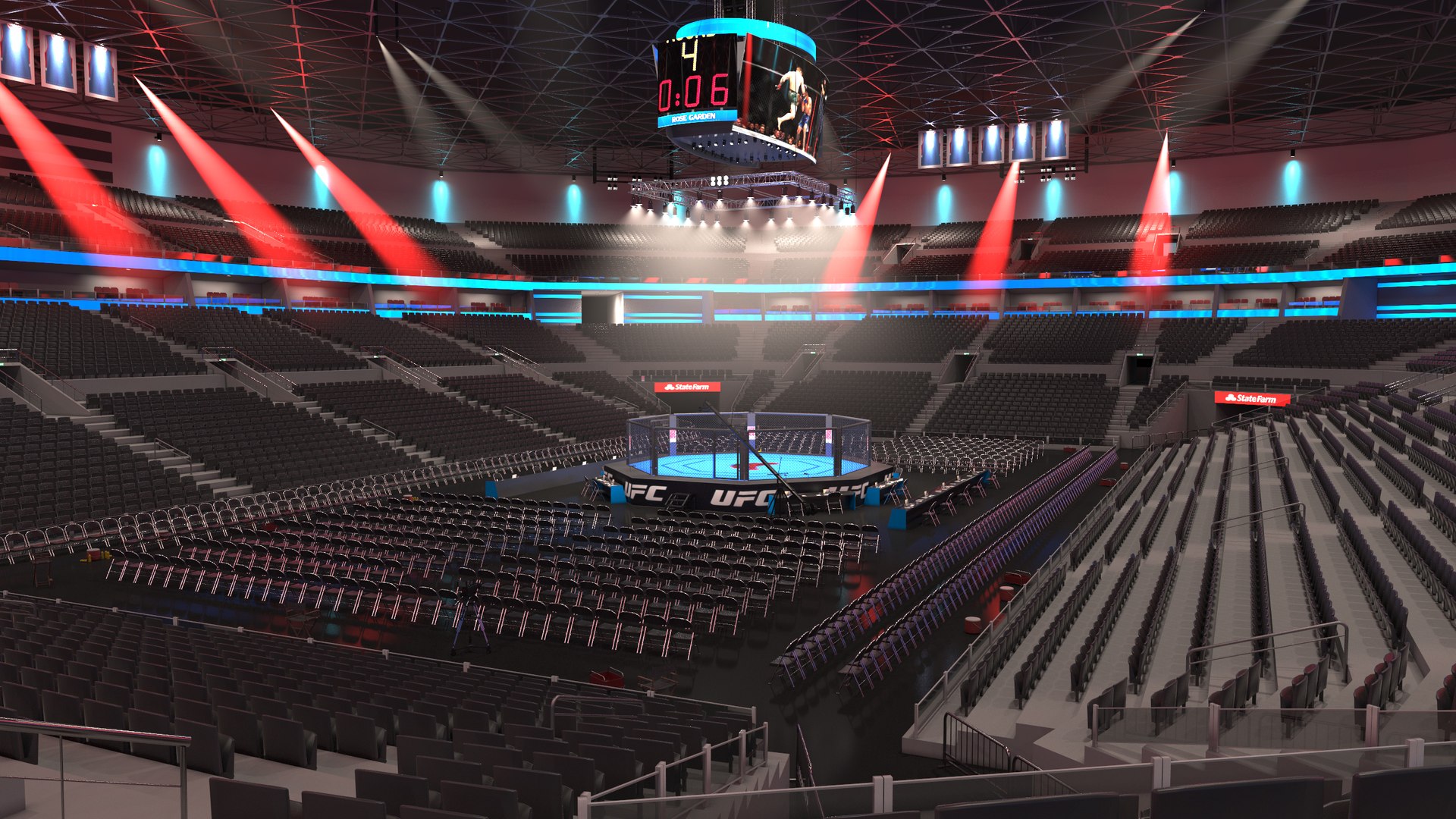 Stadium Ufc 3D Model - TurboSquid 1547746