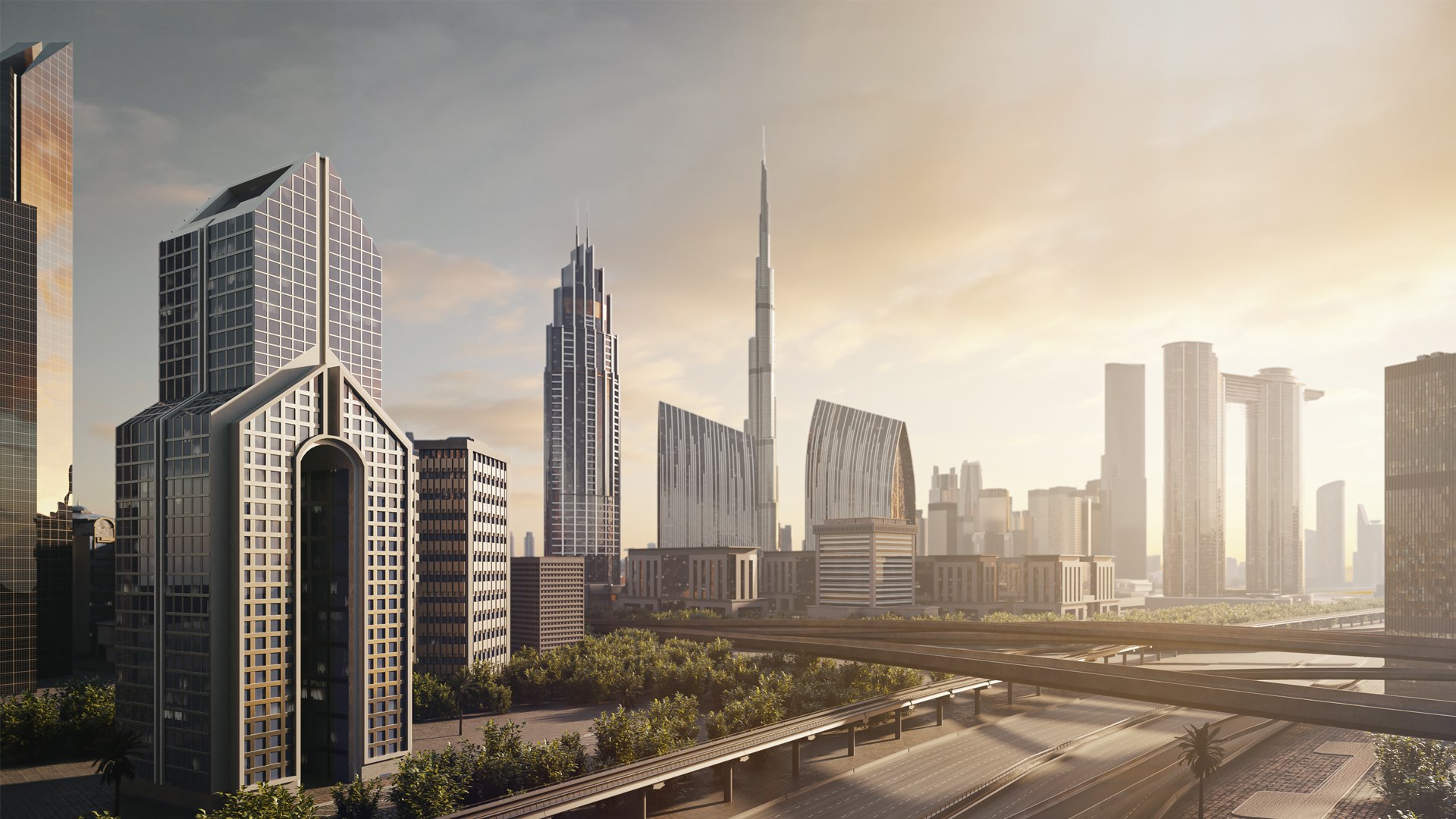 3D Model Dubai City - TurboSquid 2241300