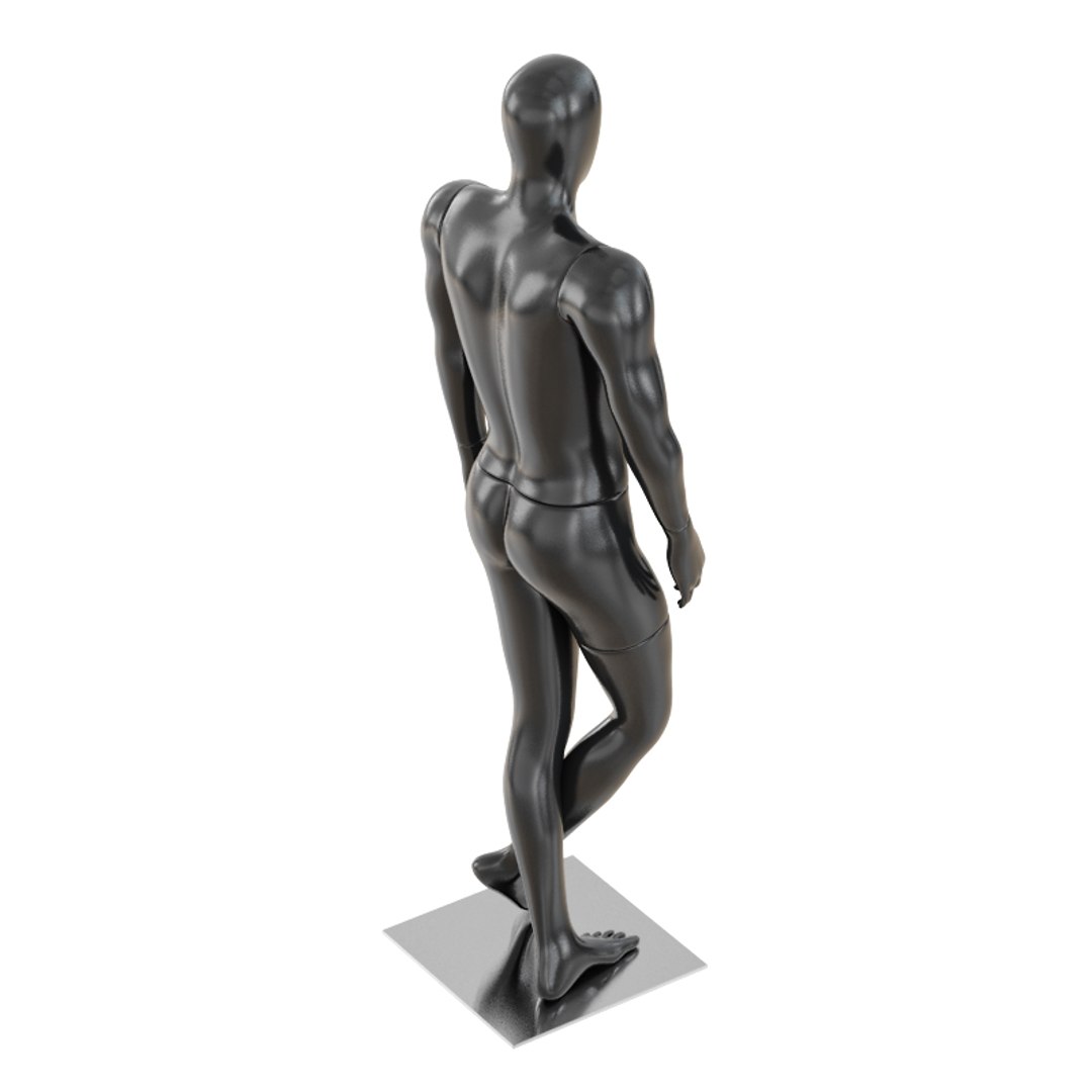 Faceless Male Mannequin 3D Model - TurboSquid 1383371