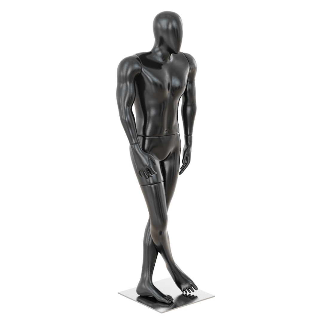 Faceless Male Mannequin 3D Model - TurboSquid 1383371