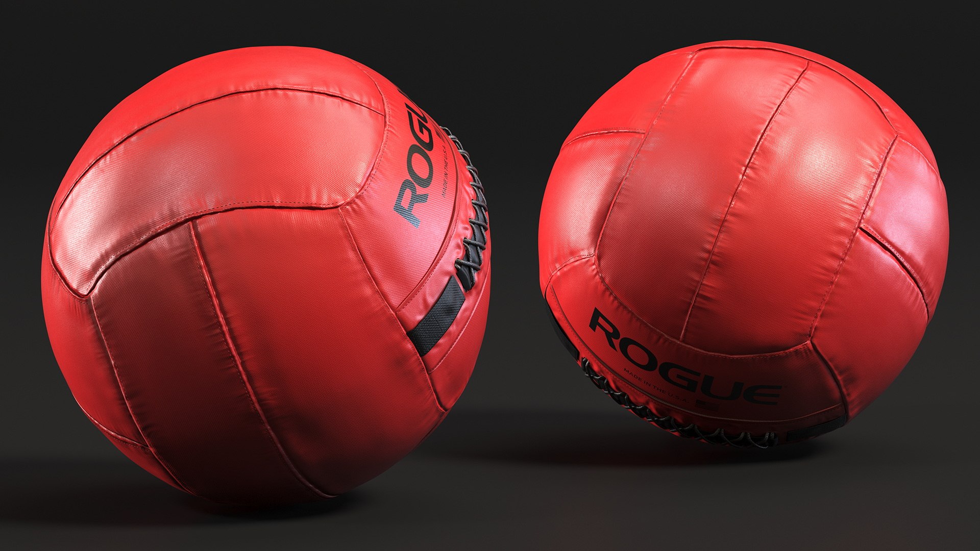 Red Fitness Medicine Ball 3D model - TurboSquid 2031226