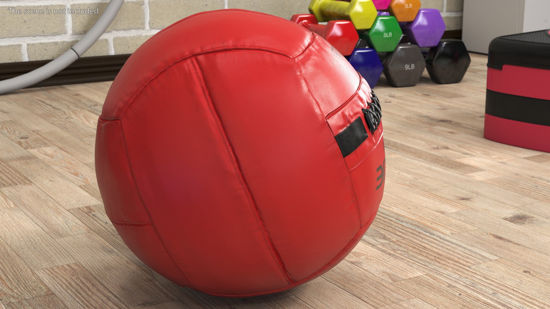 Red Fitness Medicine Ball 3D model - TurboSquid 2031226