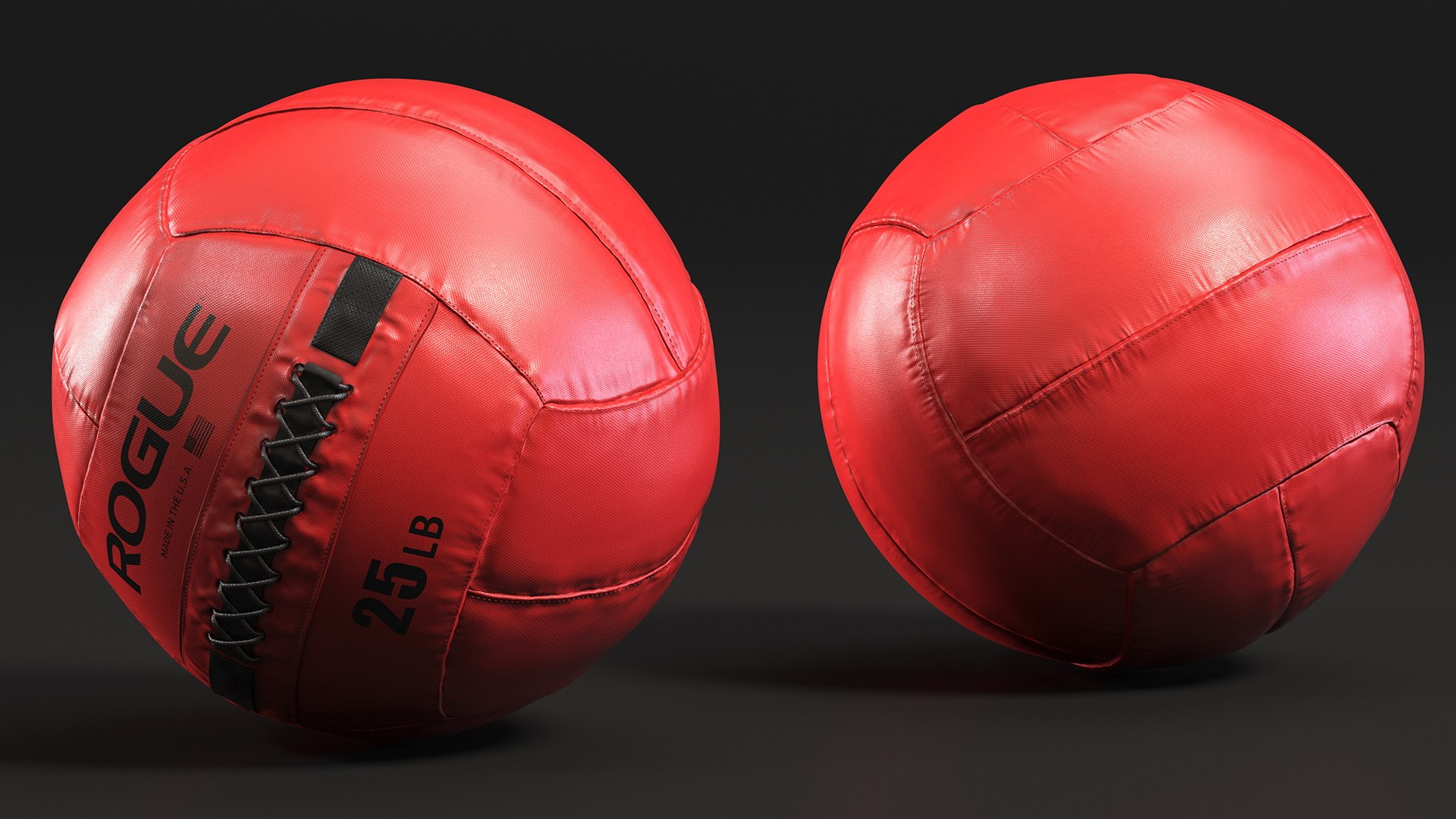 Red Fitness Medicine Ball 3D model - TurboSquid 2031226