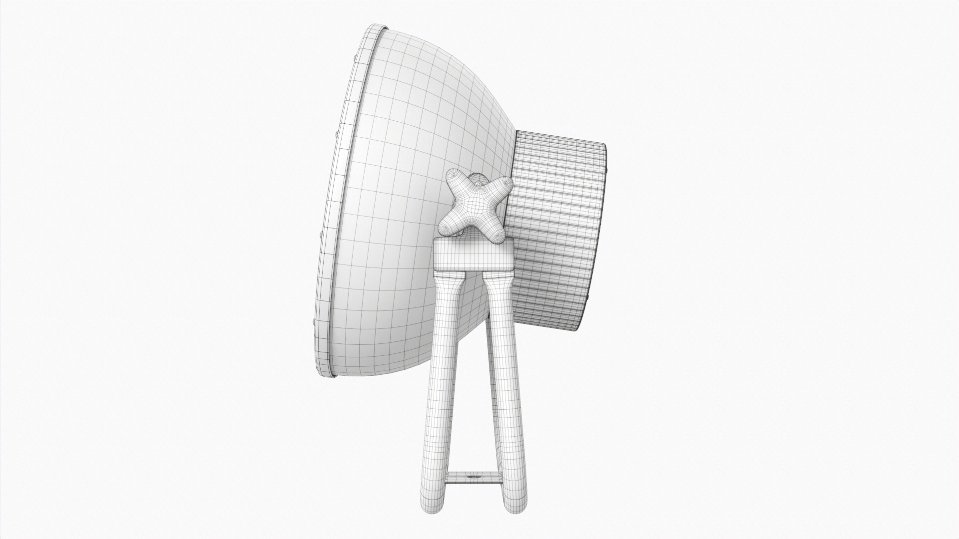 3D LED Vintage Spotlight - TurboSquid 1824853