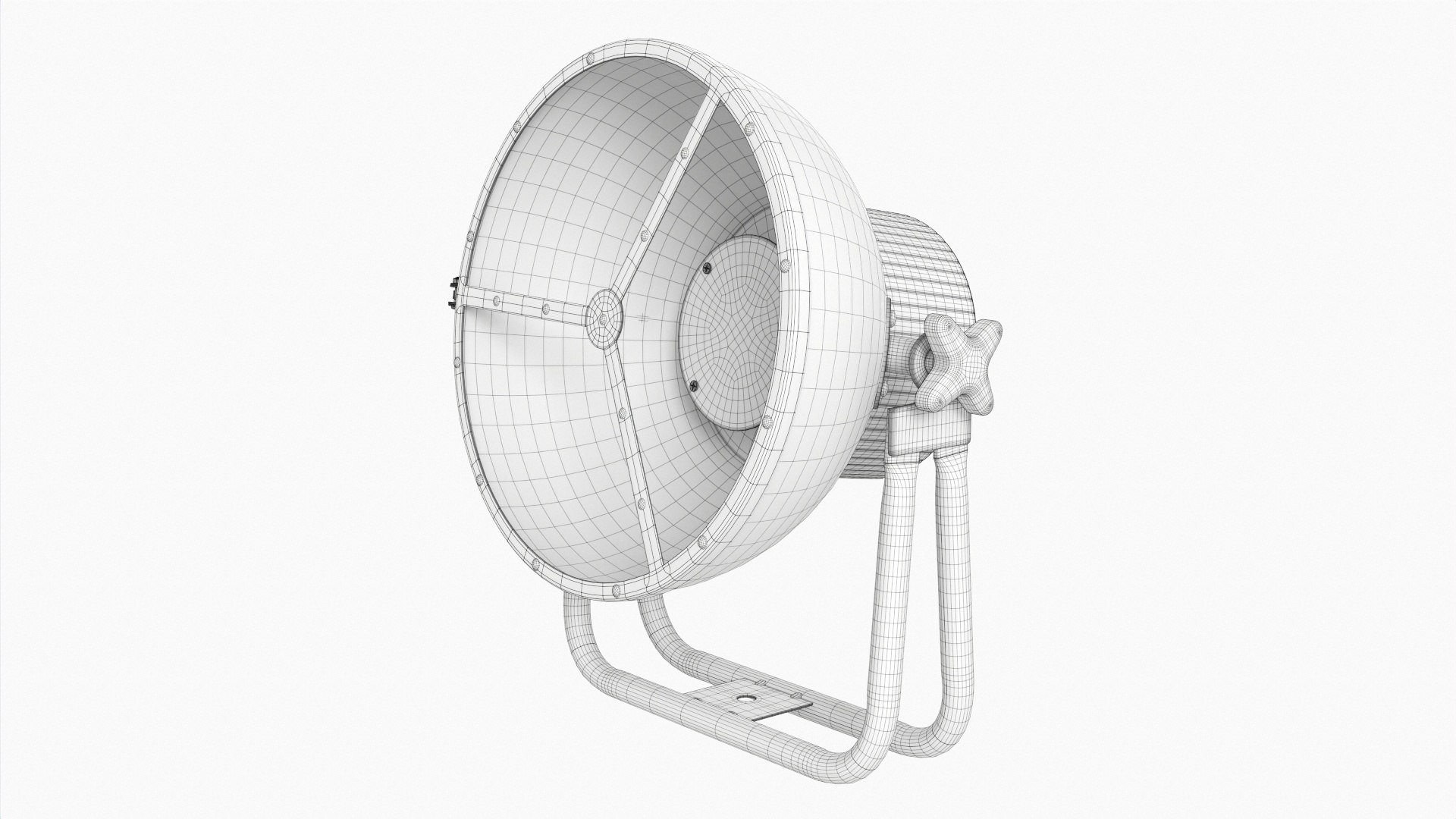 3D LED Vintage Spotlight - TurboSquid 1824853