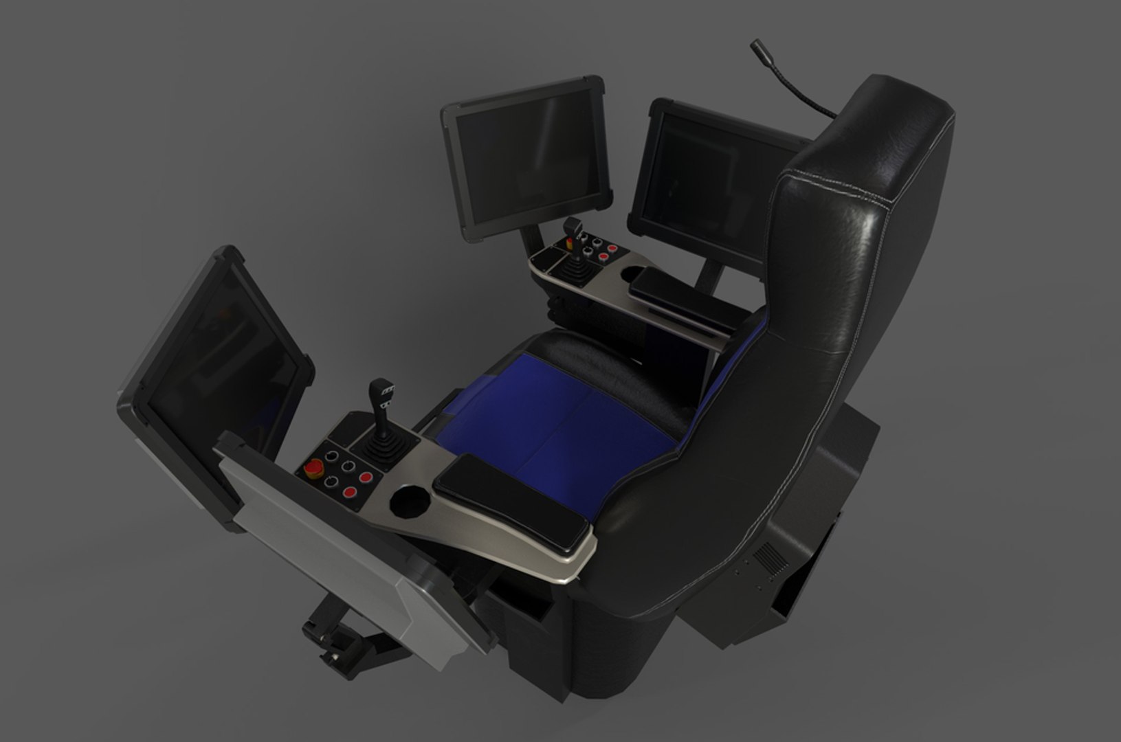 3D Oil Rig Drillers Chair Model - TurboSquid 1276332