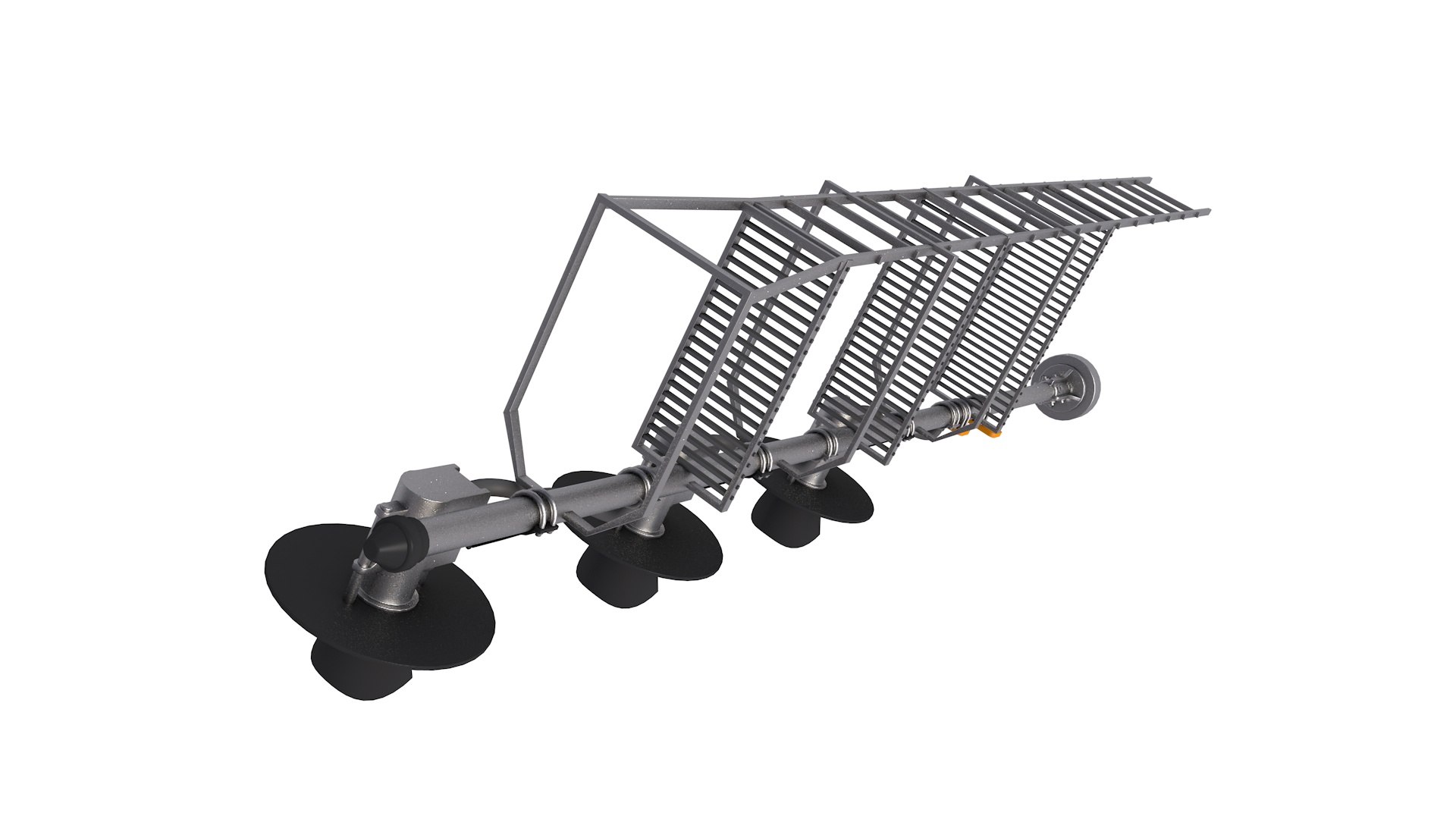 3D Railroad Searchlight Signal Triple - TurboSquid 2237600