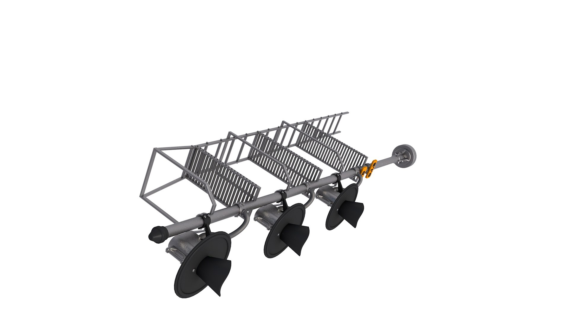 3D Railroad Searchlight Signal Triple - TurboSquid 2237600