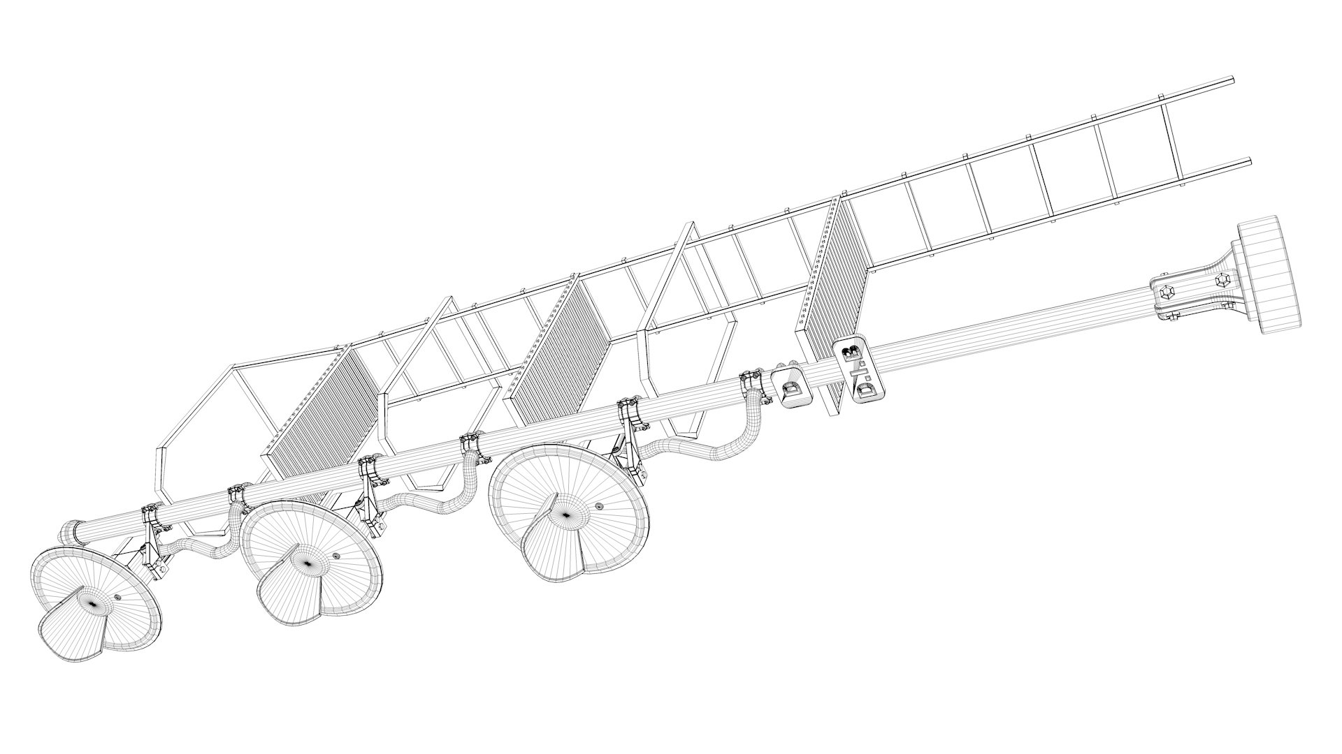 3D Railroad Searchlight Signal Triple - TurboSquid 2237600