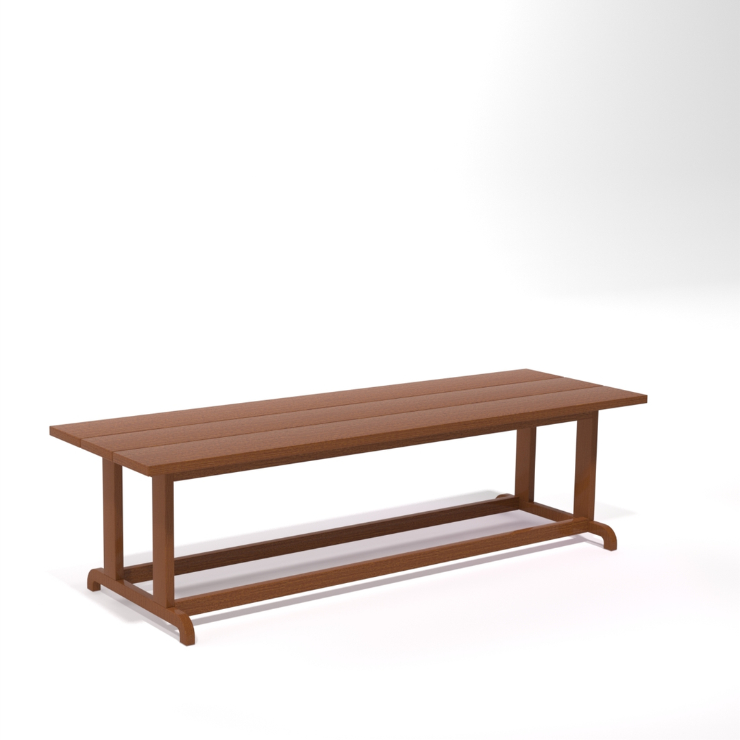 Bench 3d 3ds