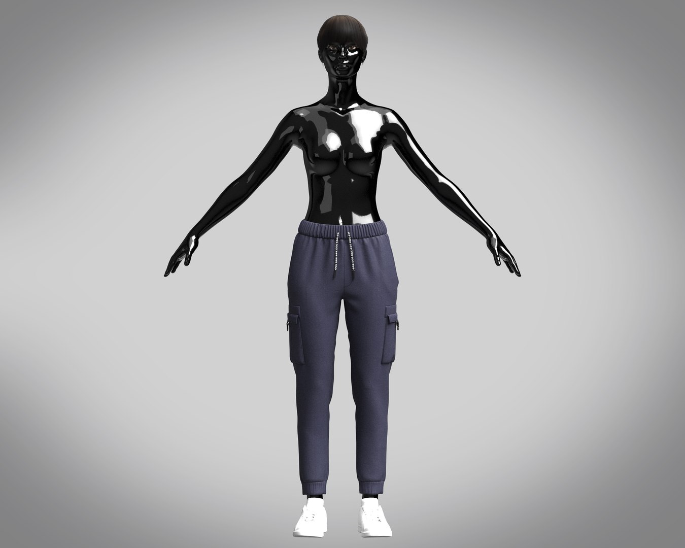 3D Ladies Pocket Jogger Model - TurboSquid 1981825
