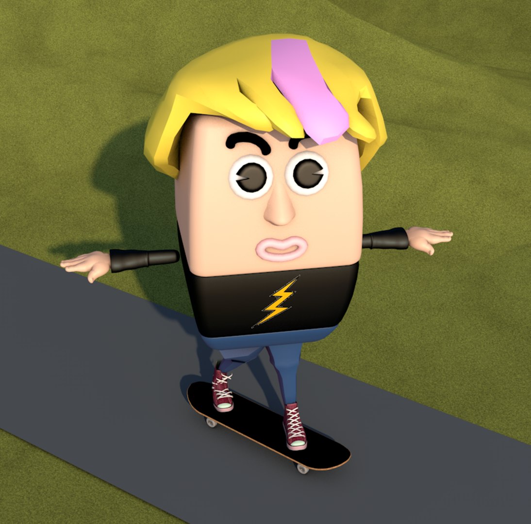 Cartoon Man Male Animation Character Model - TurboSquid 1443274