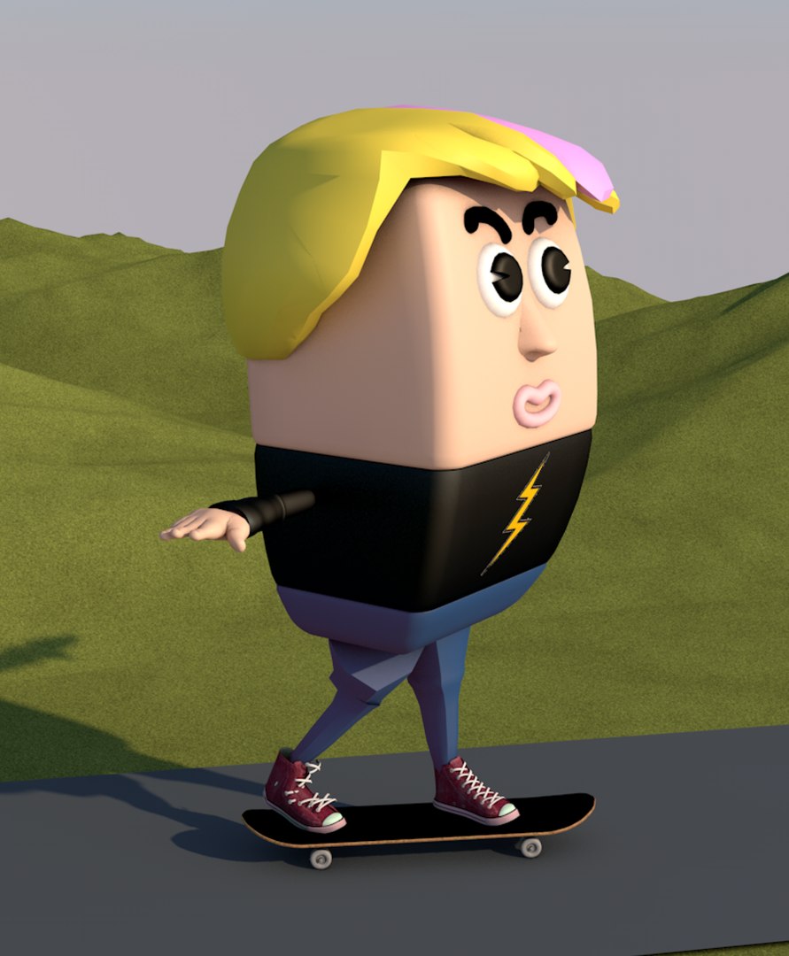 Cartoon Man Male Animation Character Model - TurboSquid 1443274