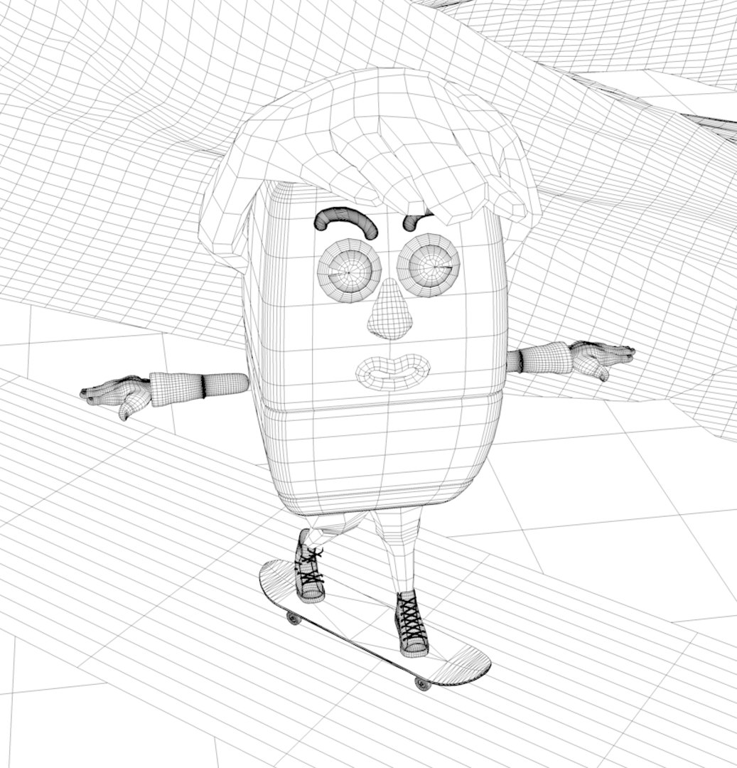 Cartoon Man Male Animation Character Model - TurboSquid 1443274