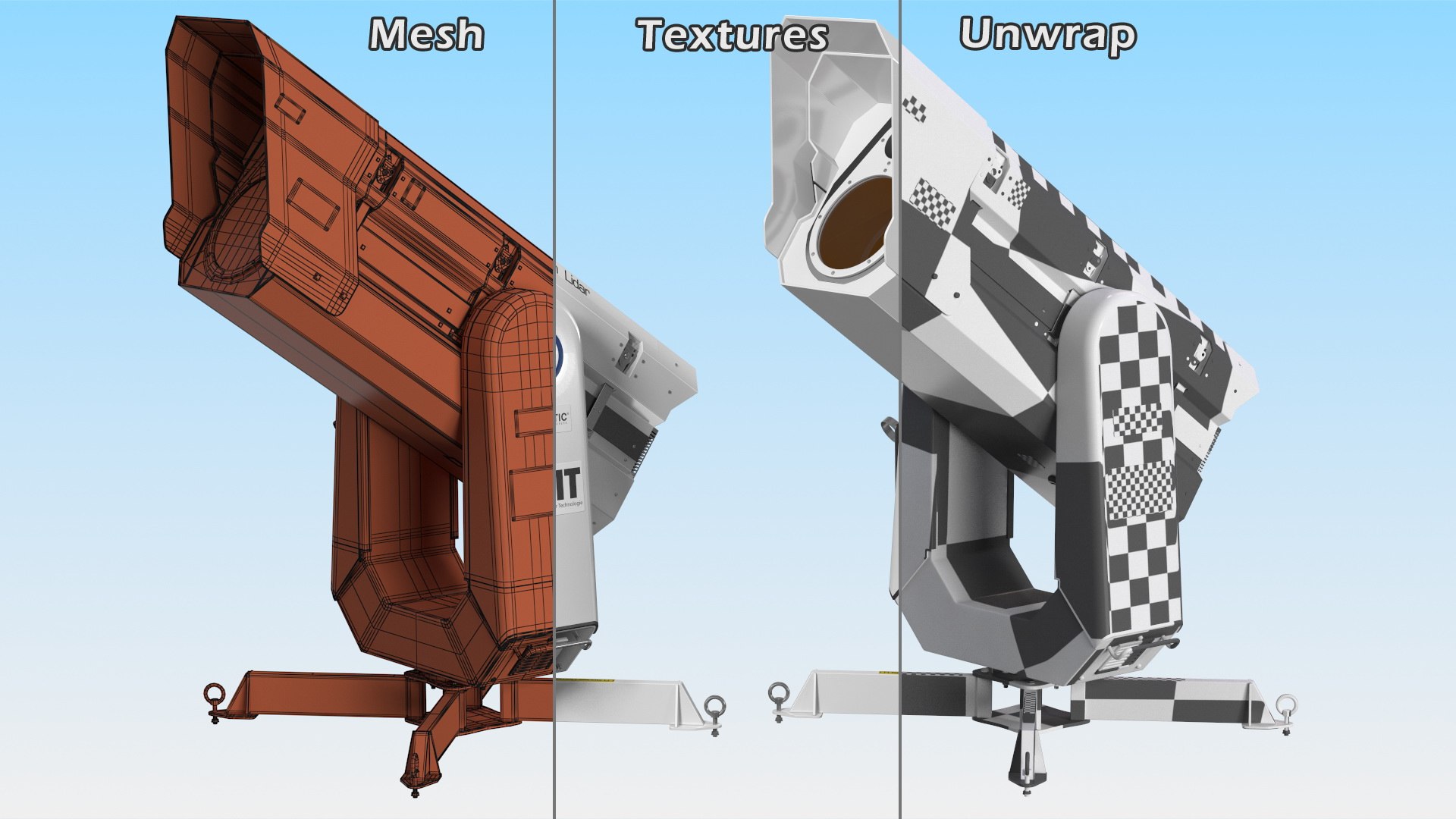 3D Raymetrics Lidar Scanner Visor Model - TurboSquid 1702777