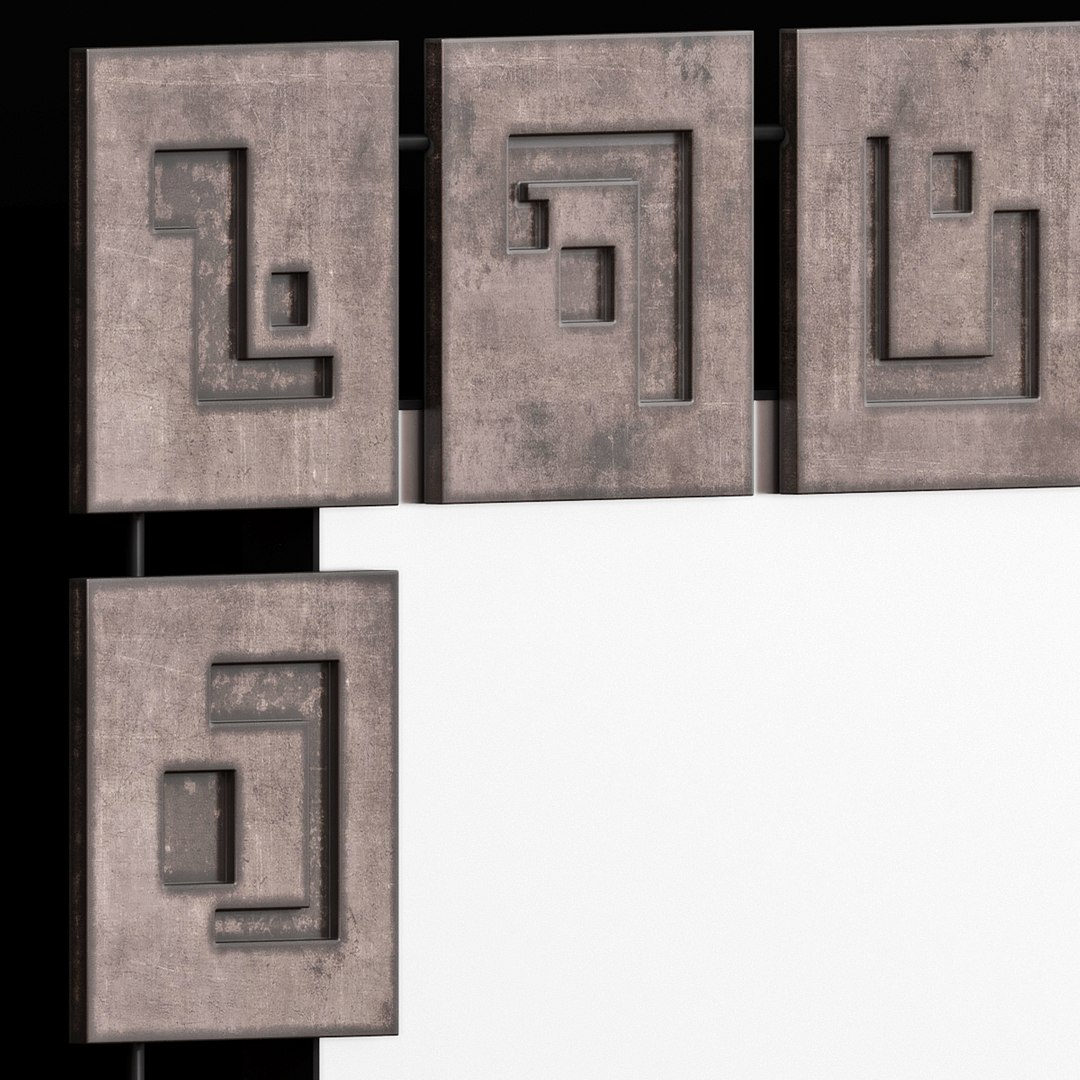 Symbols Mirror 3D Model - TurboSquid 1574399