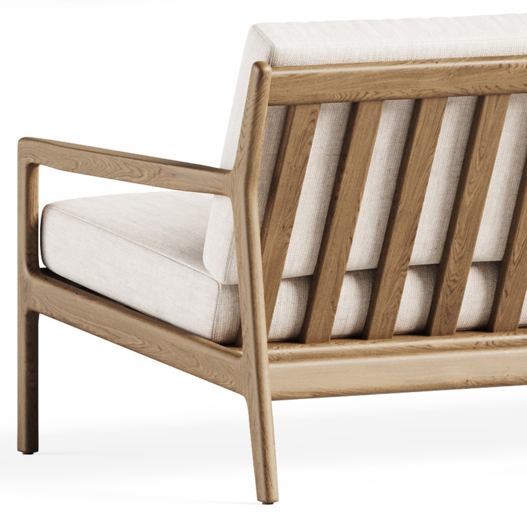 3D Model Teak Jack Outdoor Sofa 2 Seater By Ethnicraft - TurboSquid 2056300