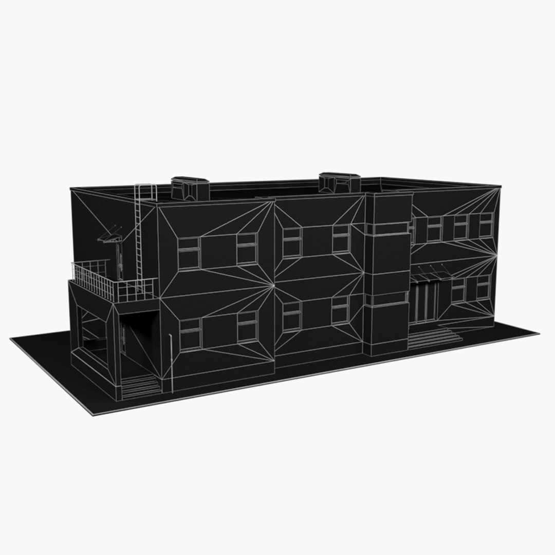 Realistic Building Model - TurboSquid 1188300