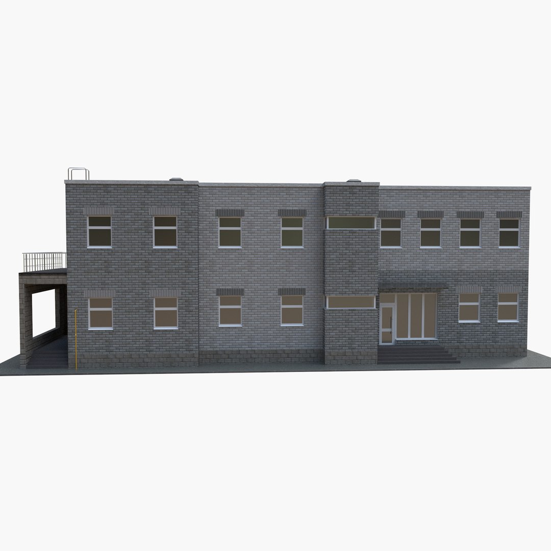 Realistic Building Model - TurboSquid 1188300