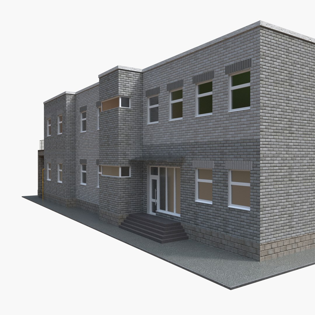 Realistic Building Model - TurboSquid 1188300