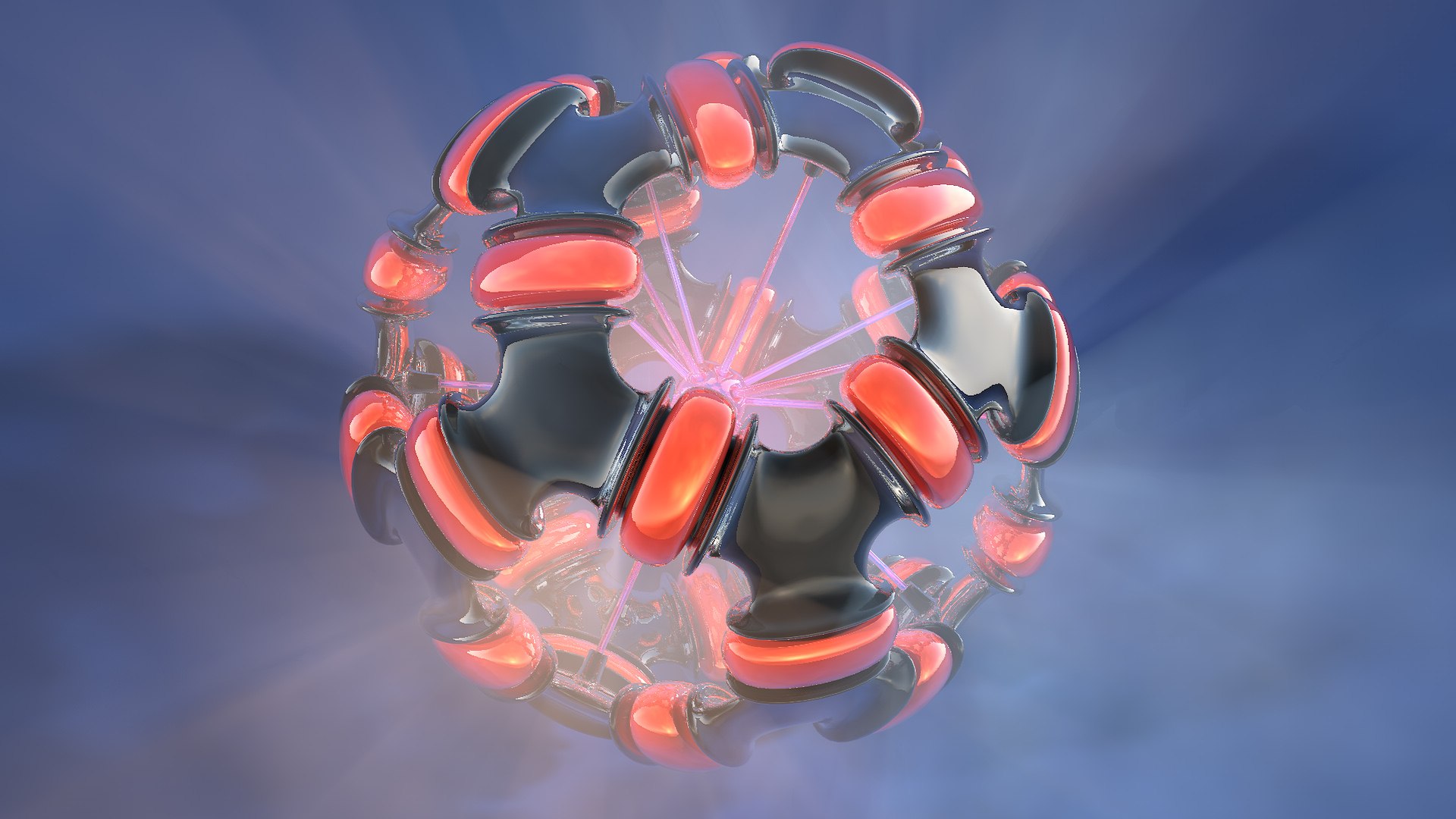 3D High Tech Sci Fi Sphere Model - TurboSquid 2085167