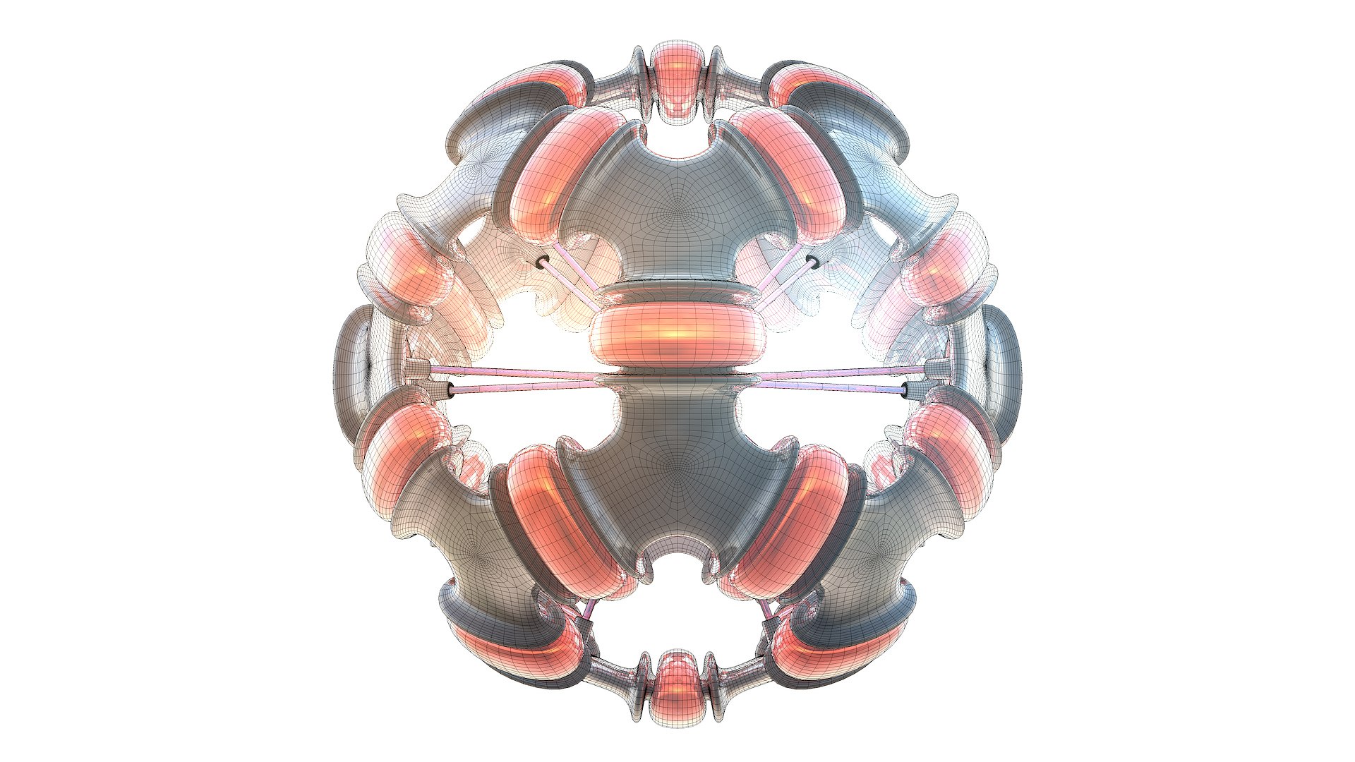 3D High Tech Sci Fi Sphere Model - TurboSquid 2085167