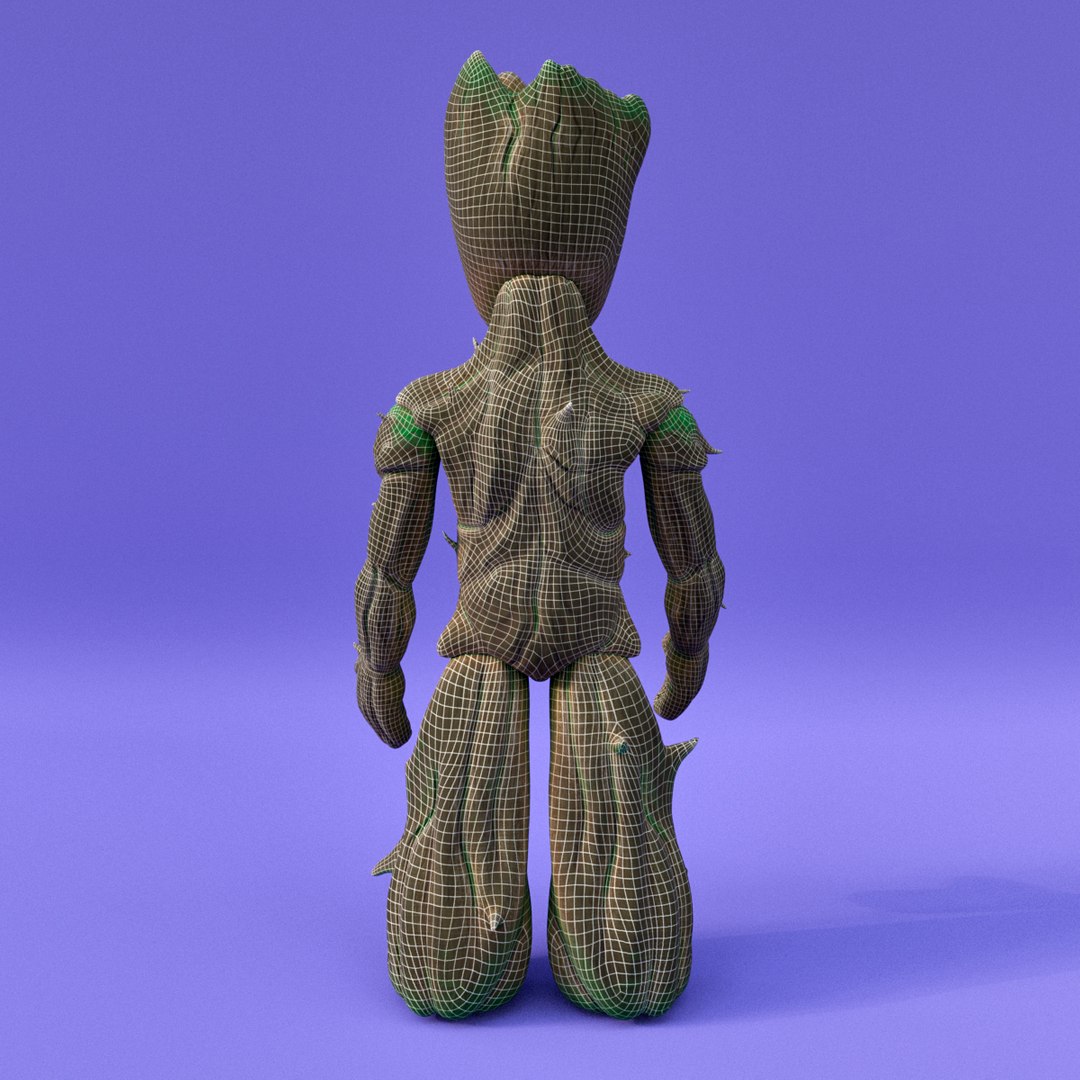 3D Model Baby Groot - TurboSquid 1639326