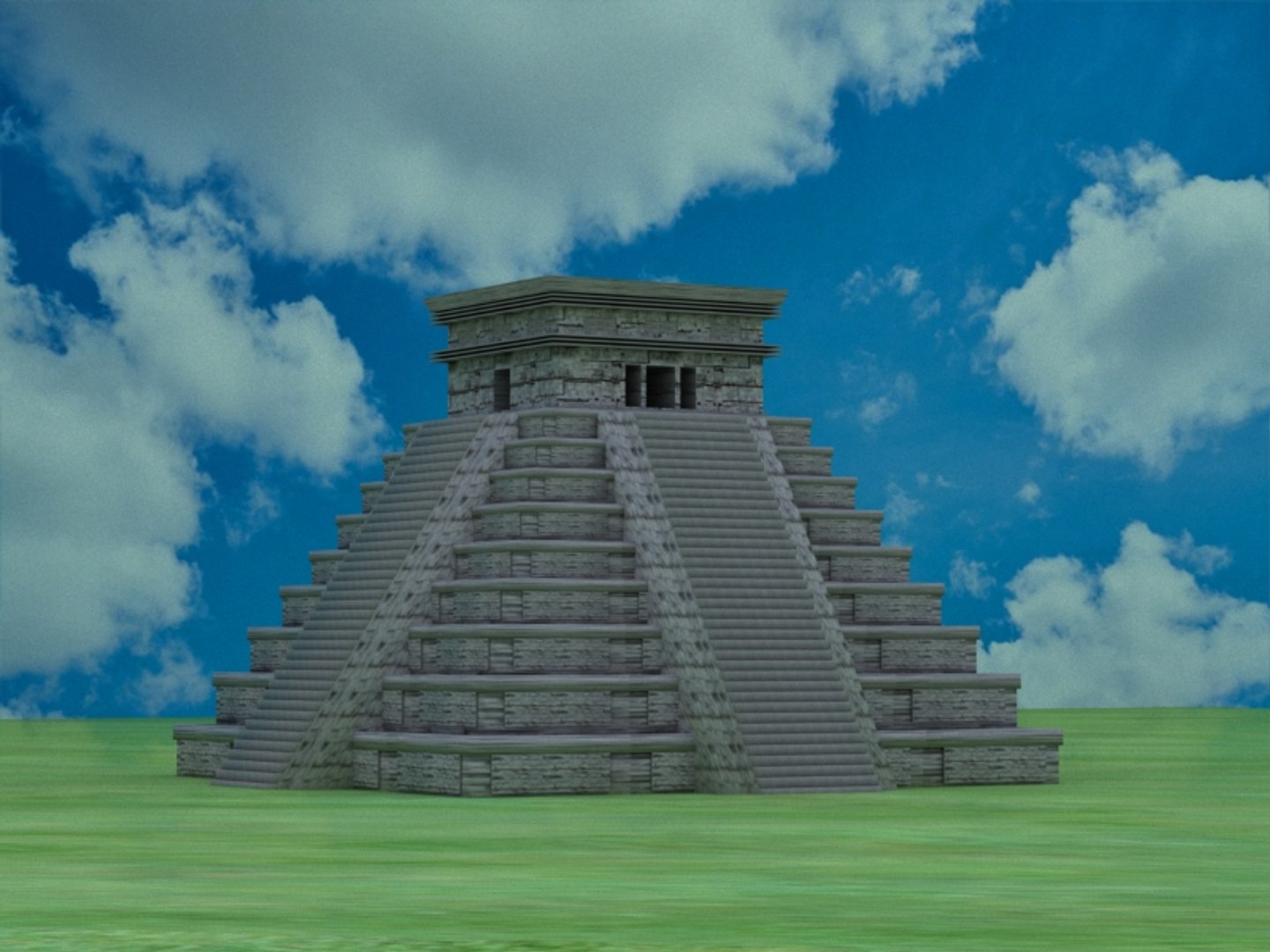 3D chichen itza - TurboSquid 1290029