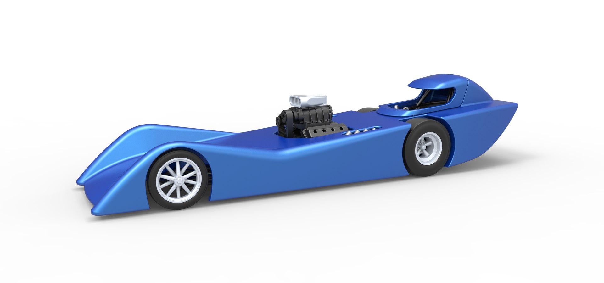 Diecast Front Engine Old School Dragster With Shell Version 6 Scale 1 ...