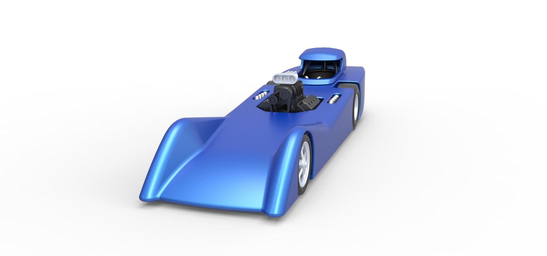 Diecast Front Engine Old School Dragster With Shell Version 6 Scale 1 ...