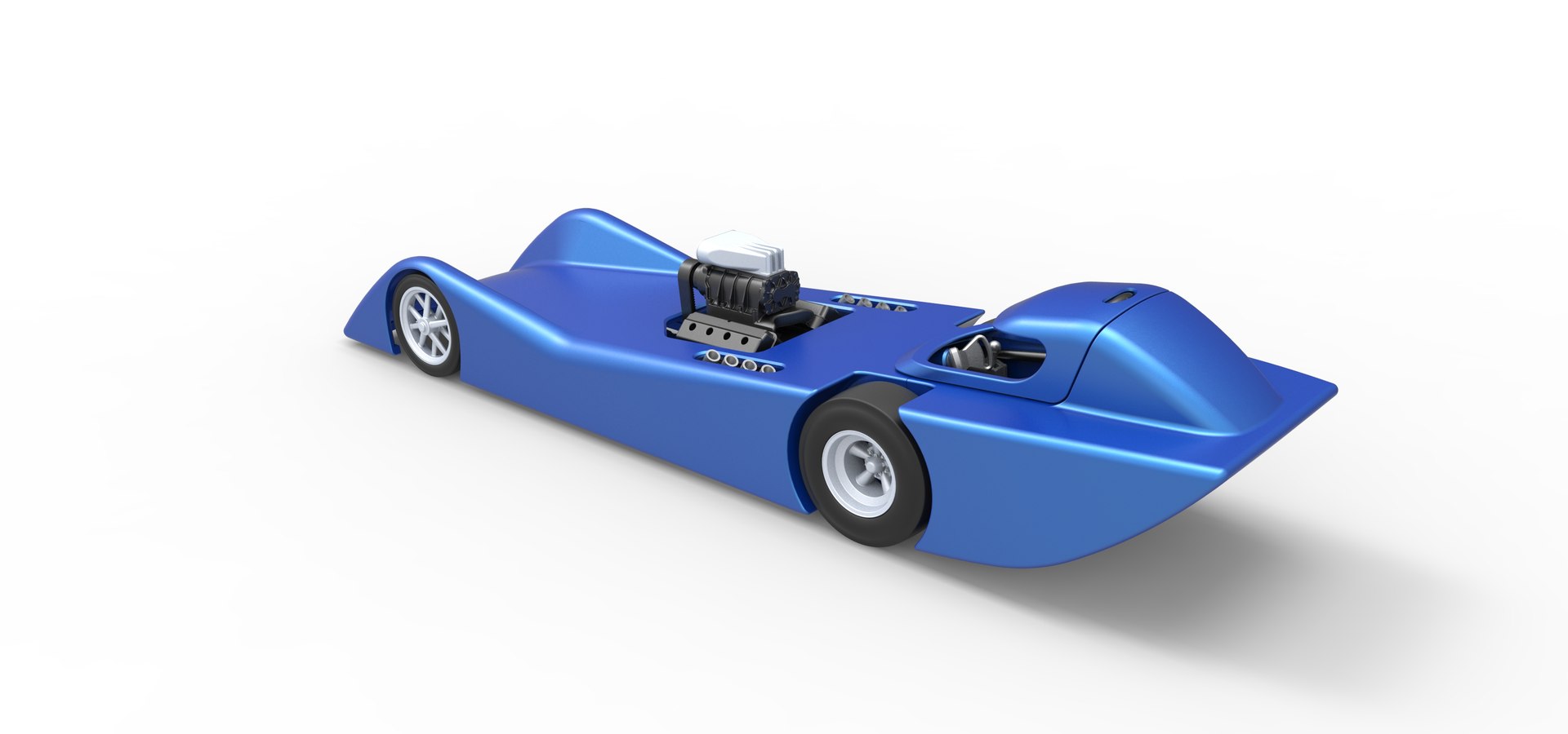 Diecast Front Engine Old School Dragster With Shell Version 6 Scale 1 ...