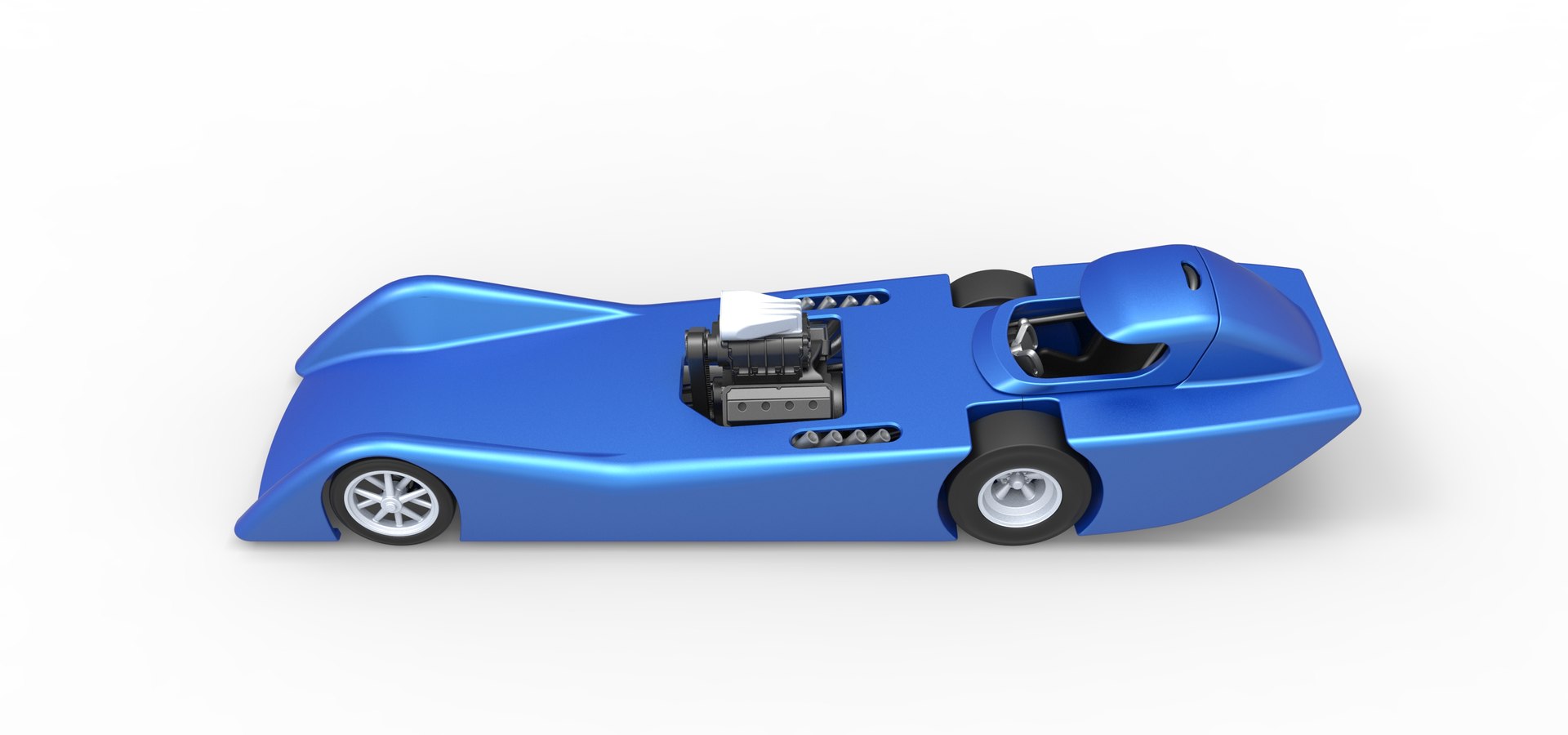 Diecast Front Engine Old School Dragster With Shell Version 6 Scale 1 ...