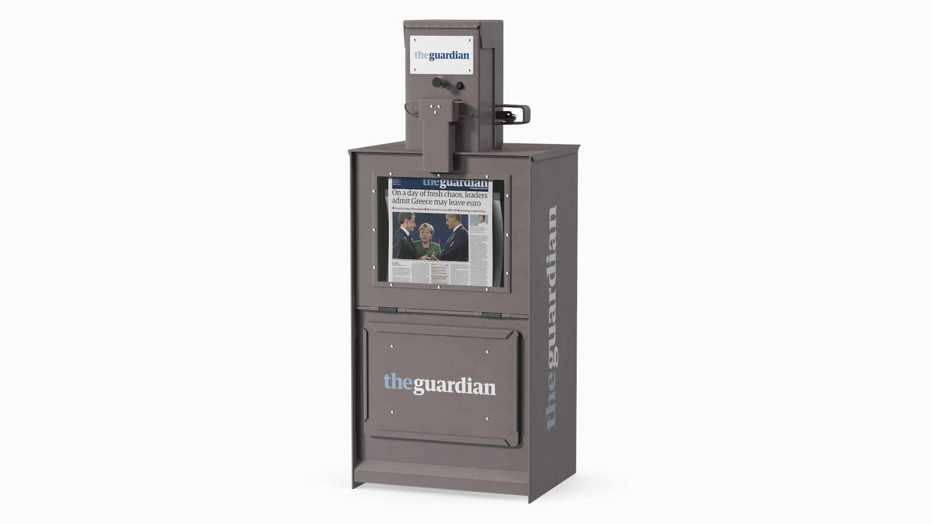 3D Newspaper Vending Machine Model - TurboSquid 2229460