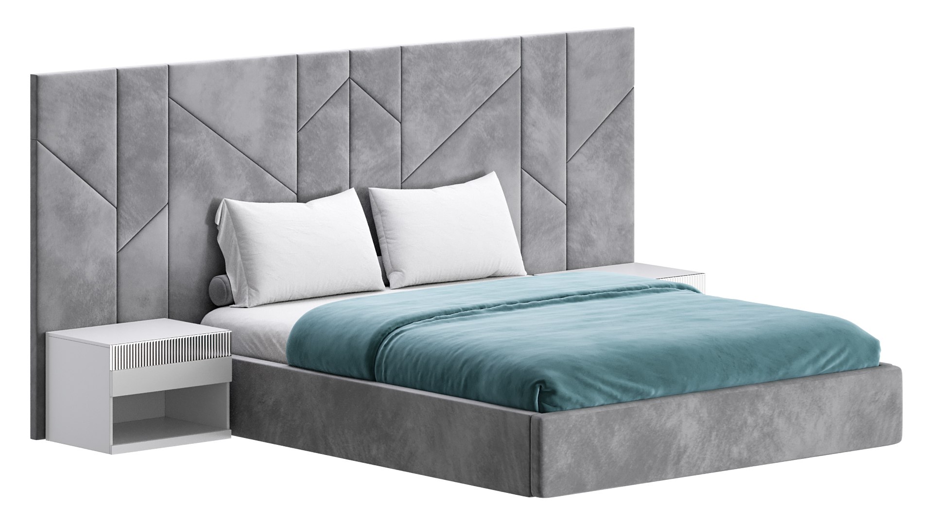 3D VERCELLI III BED Model - TurboSquid 2233941