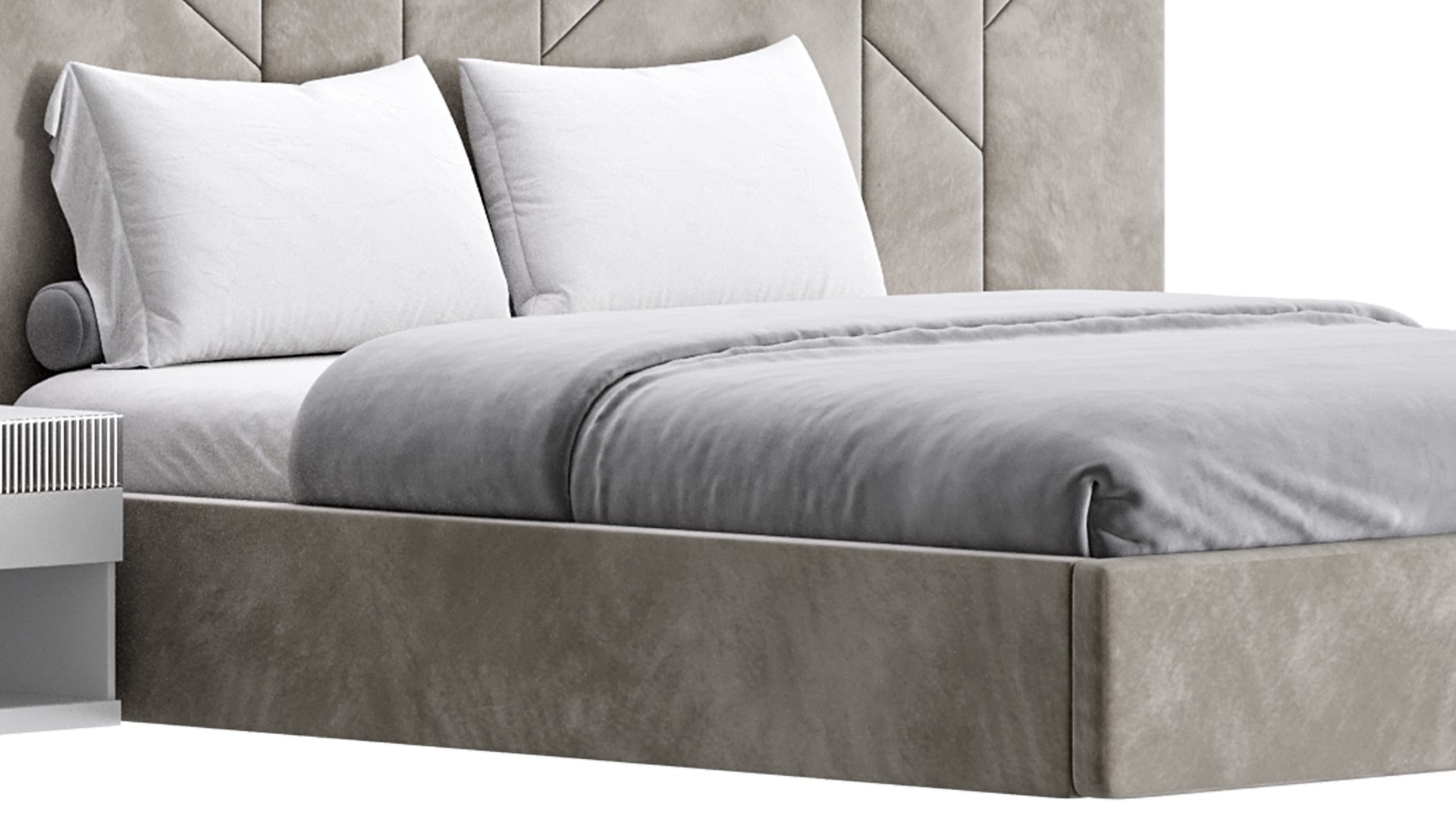 3D VERCELLI III BED Model - TurboSquid 2233941