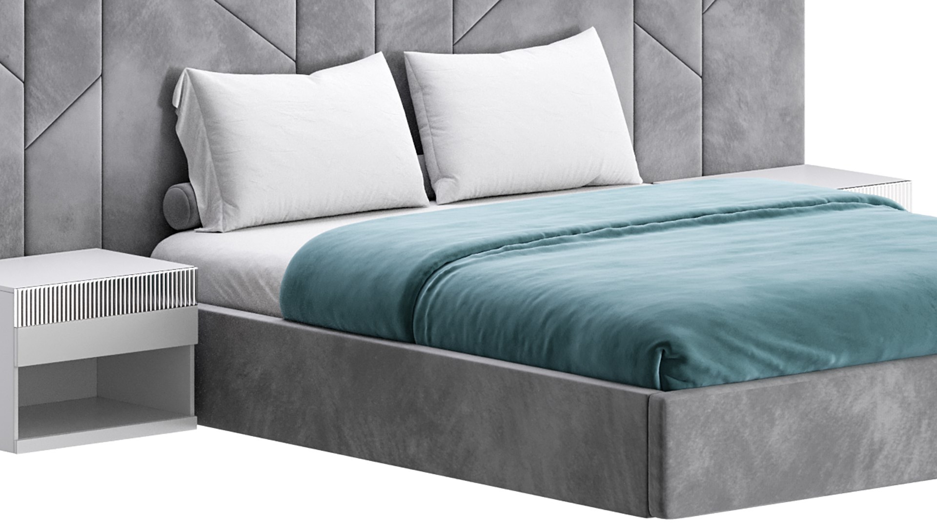 3D VERCELLI III BED Model - TurboSquid 2233941
