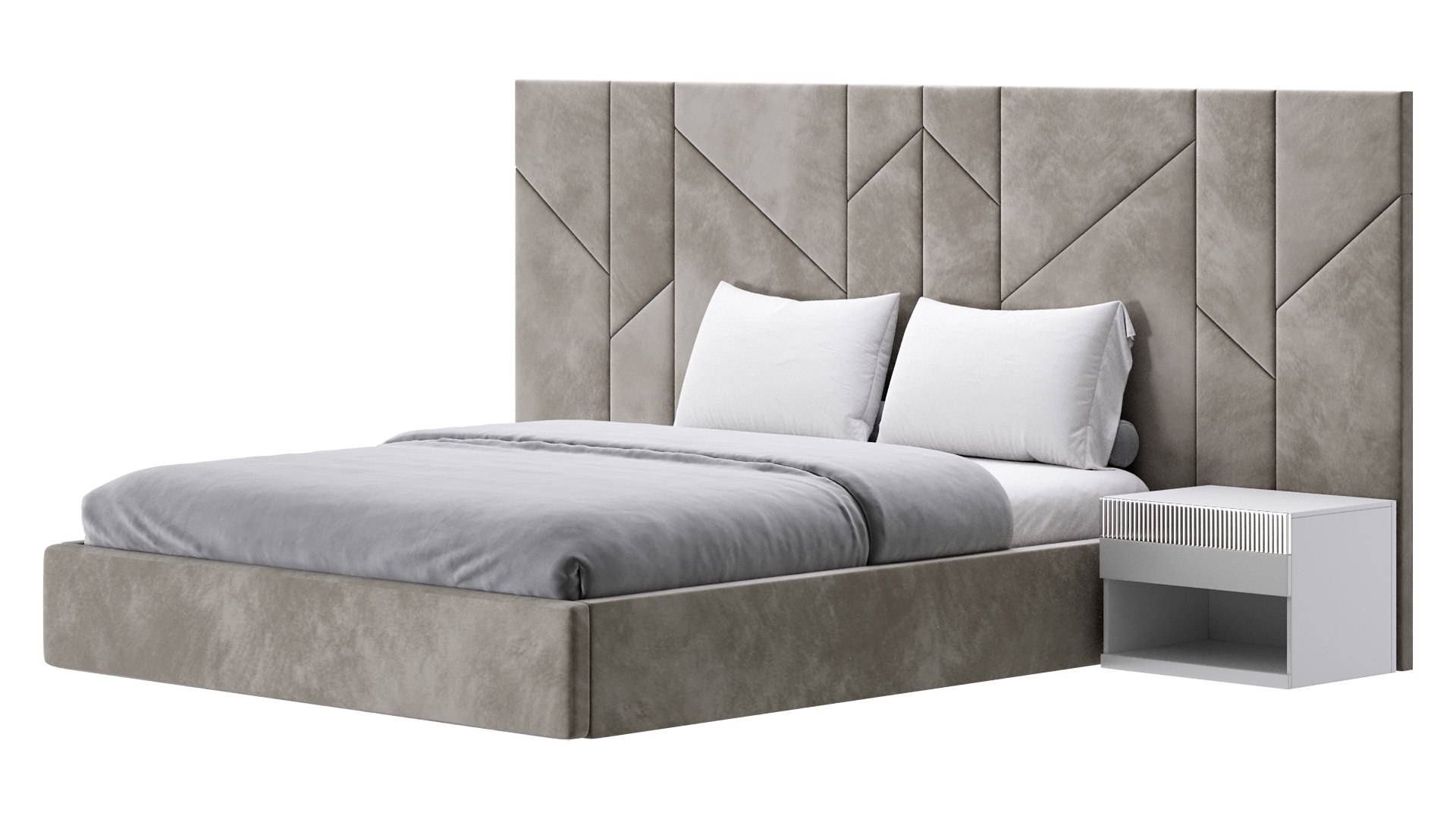 3D VERCELLI III BED Model - TurboSquid 2233941