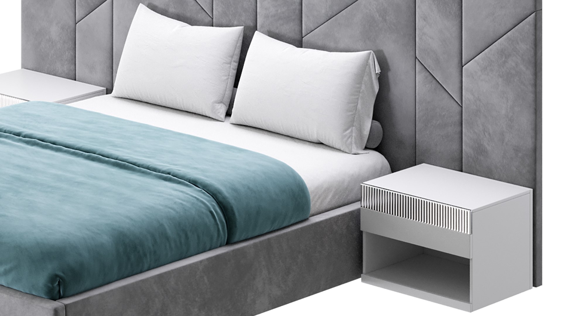 3D VERCELLI III BED Model - TurboSquid 2233941