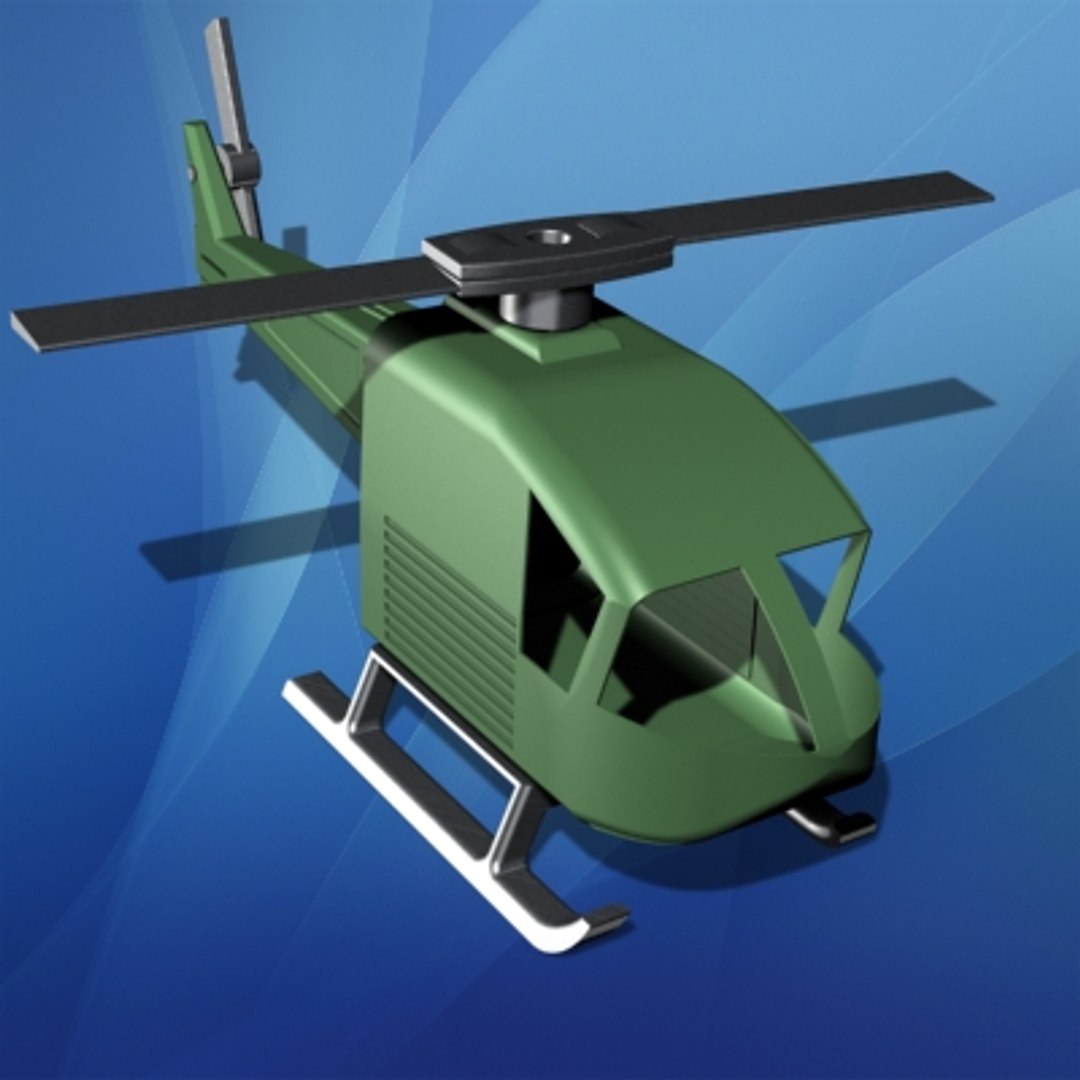 3d toy helicopter
