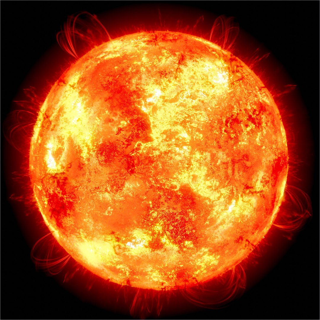 3D Sun 4K - TurboSquid 1871420