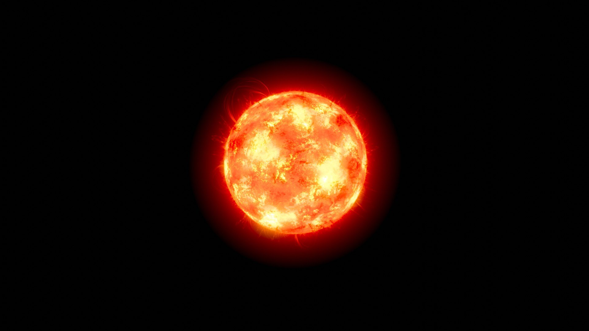 3D Sun 4K - TurboSquid 1871420