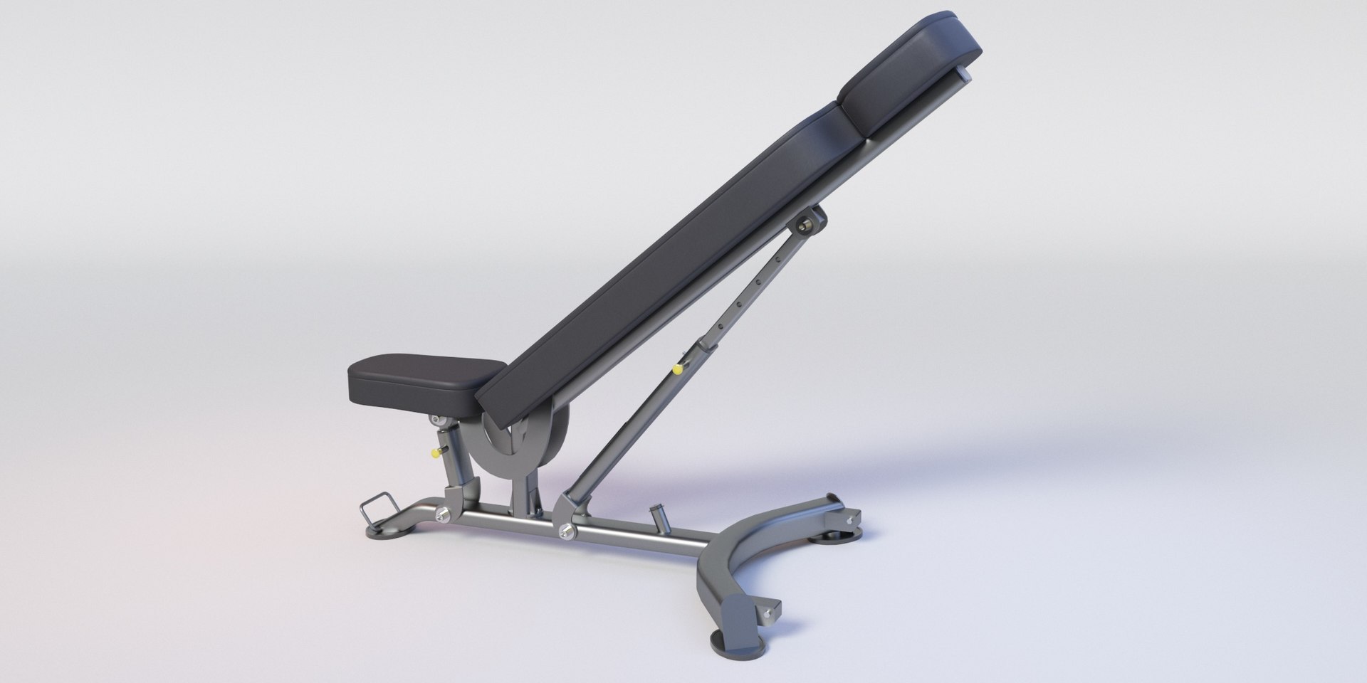 3D Model FLAT-INCLINE BENCH - Professional 3D Gym Model - TurboSquid ...
